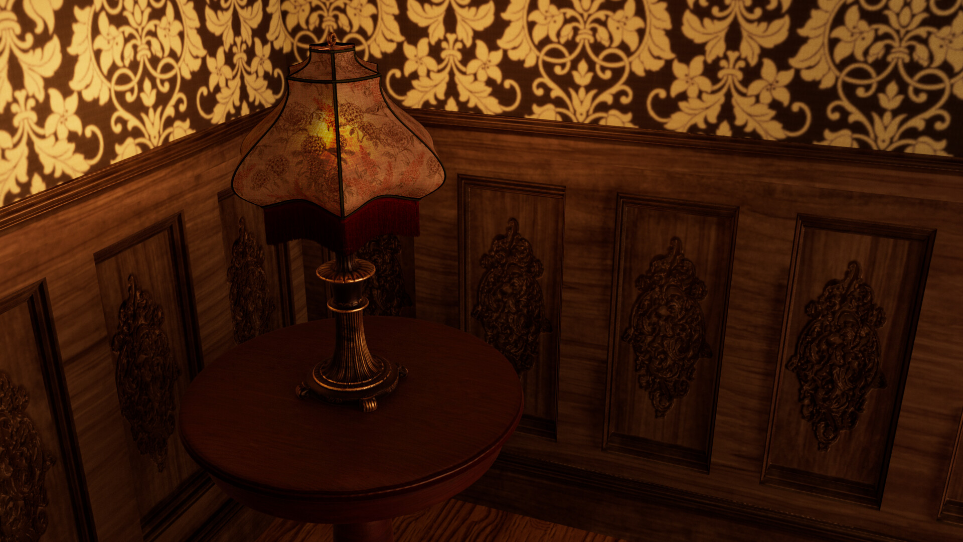 ArtStation - Victorian Lamp Prop