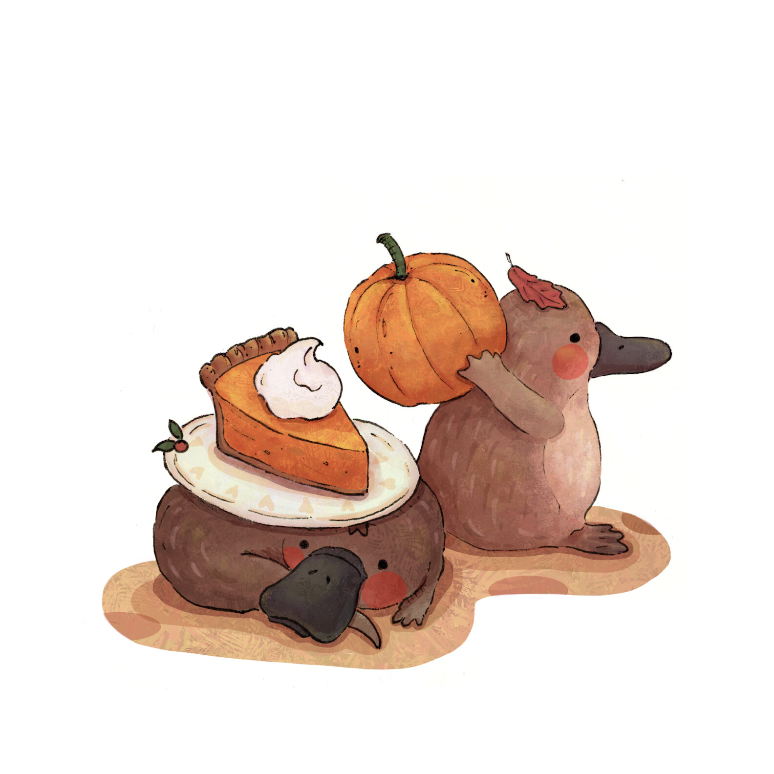 ArtStation - Platypus x Pumpkin Pie