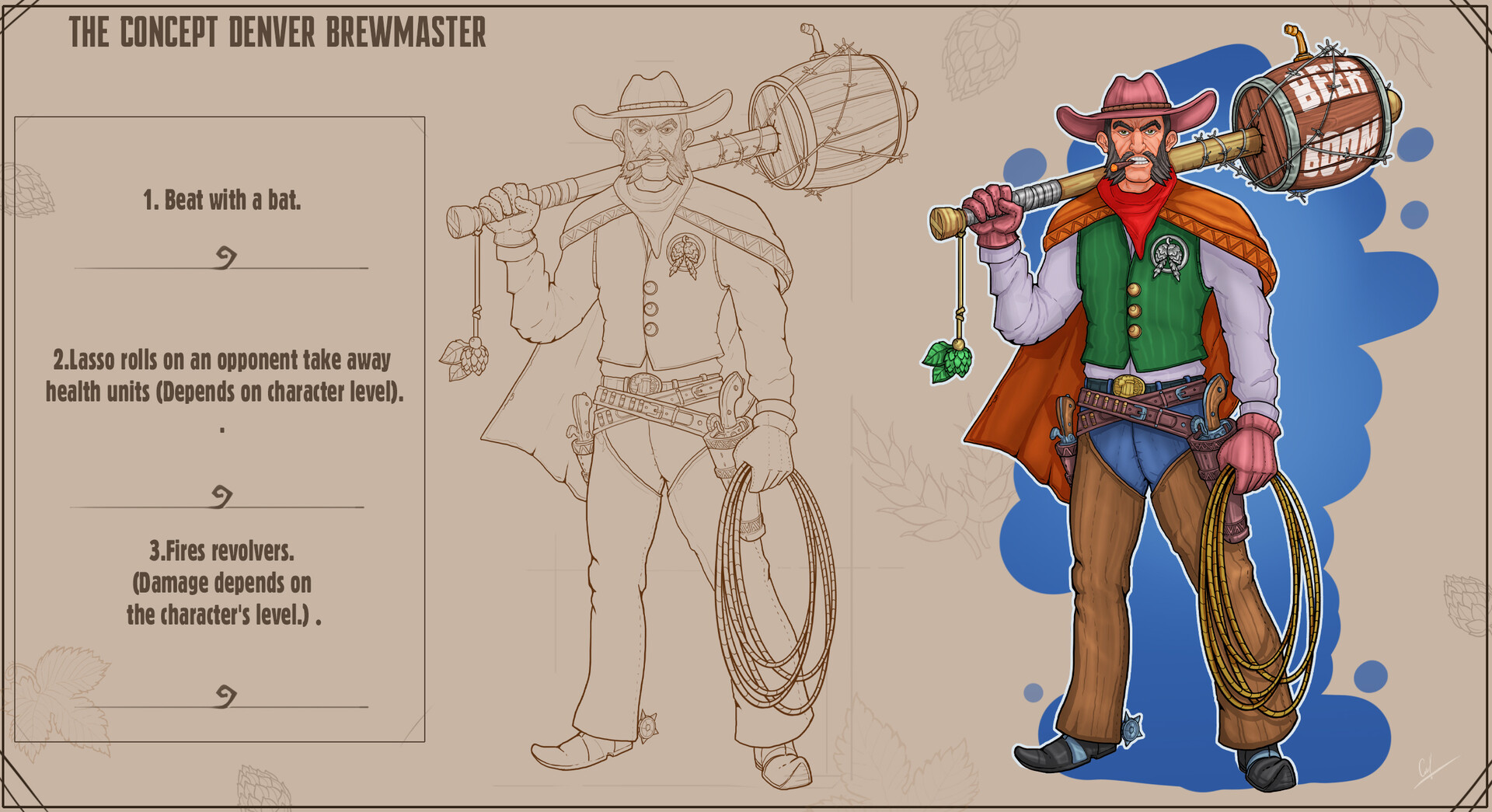 ArtStation - Denver BrewMaster for game Beer Master 2020.