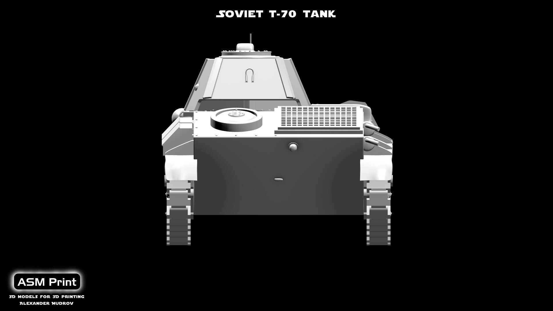 ASM Print - Soviet T-70 tank
