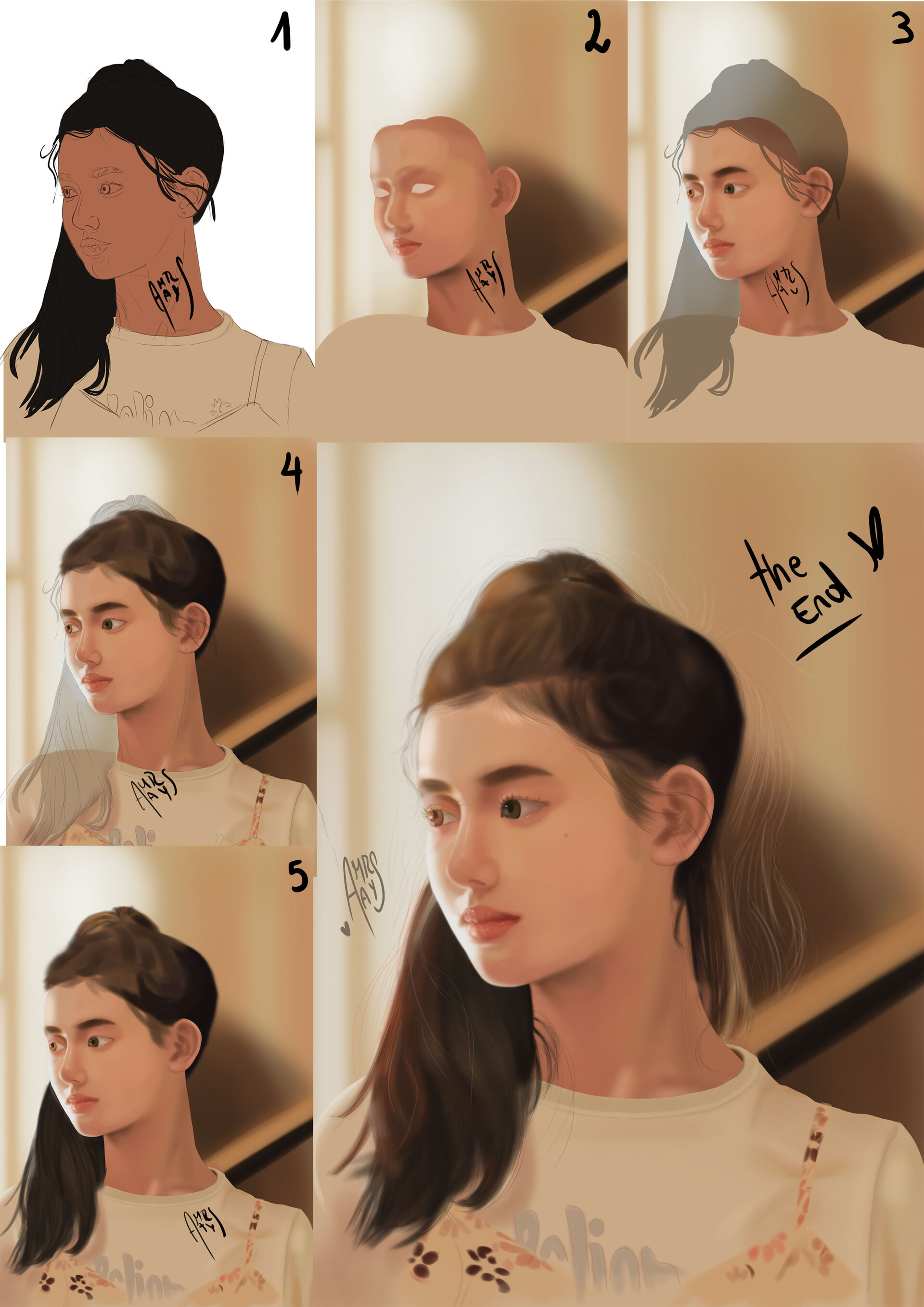 ArtStation - previous work process