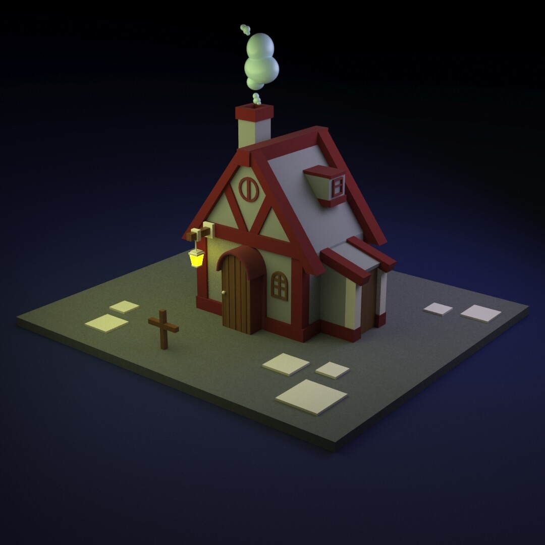ArtStation - stylized modeling 3ds max