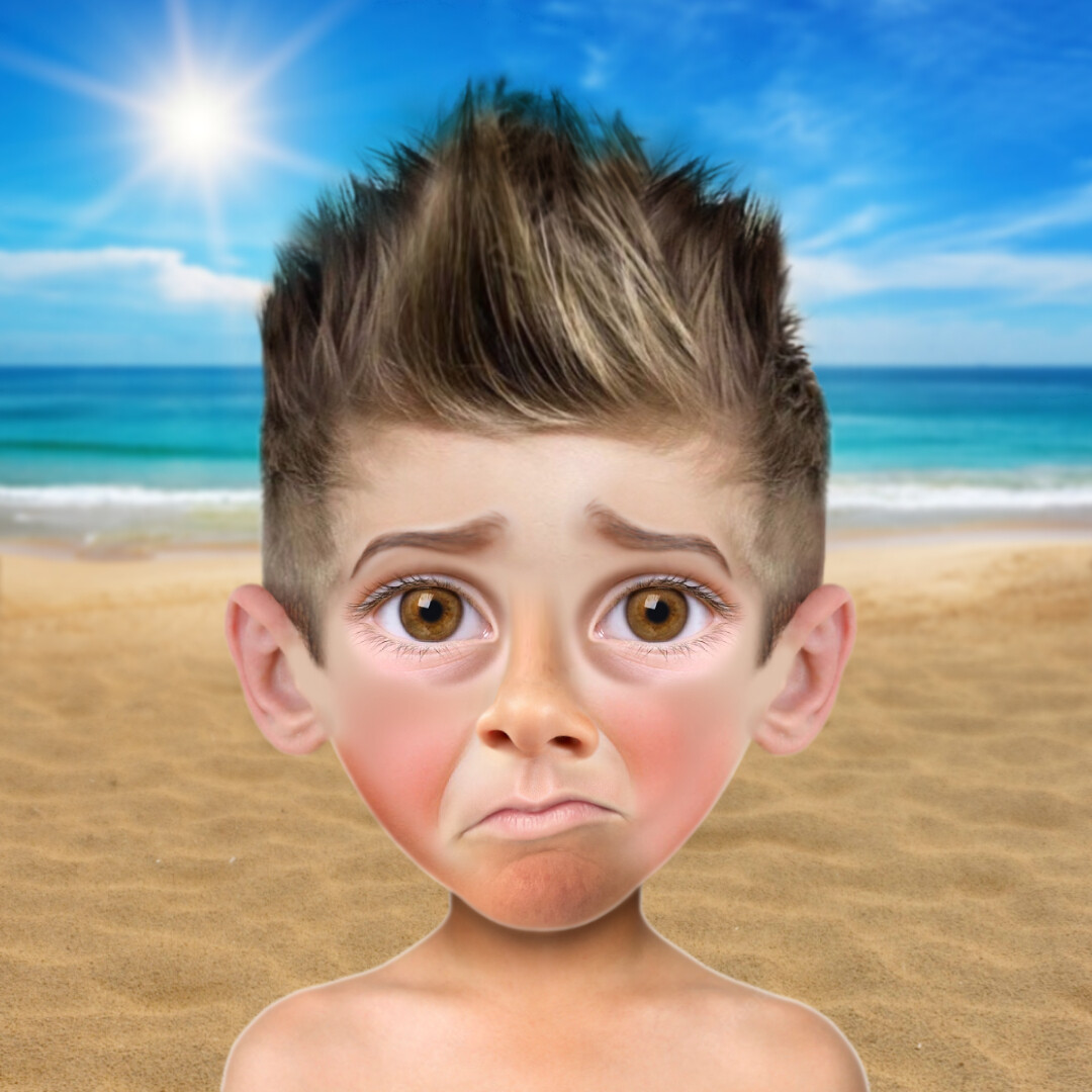 ARNON RAVITZ - Boy in the beach