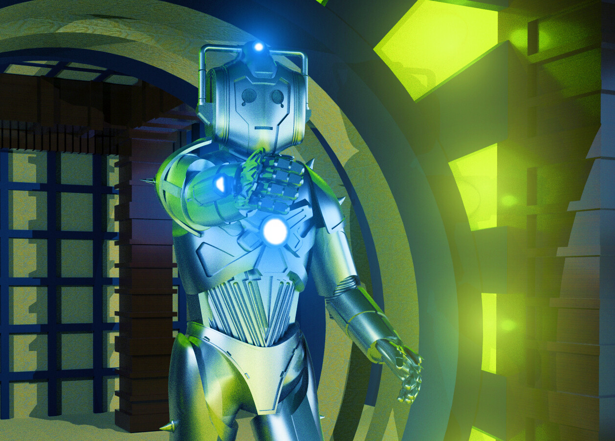 ArtStation - Flux Cyberman Warrior