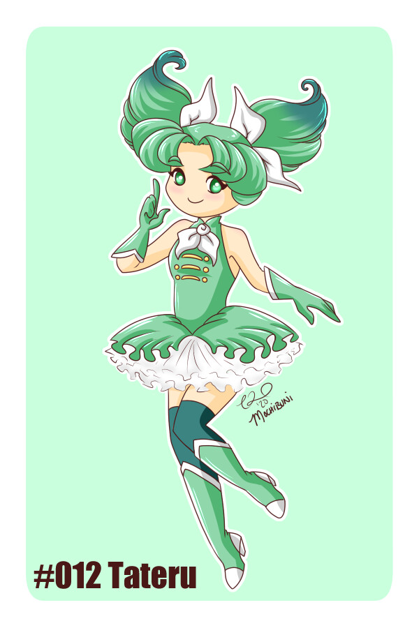 ArtStation - Magical Girl Temtem - #012 Tateru