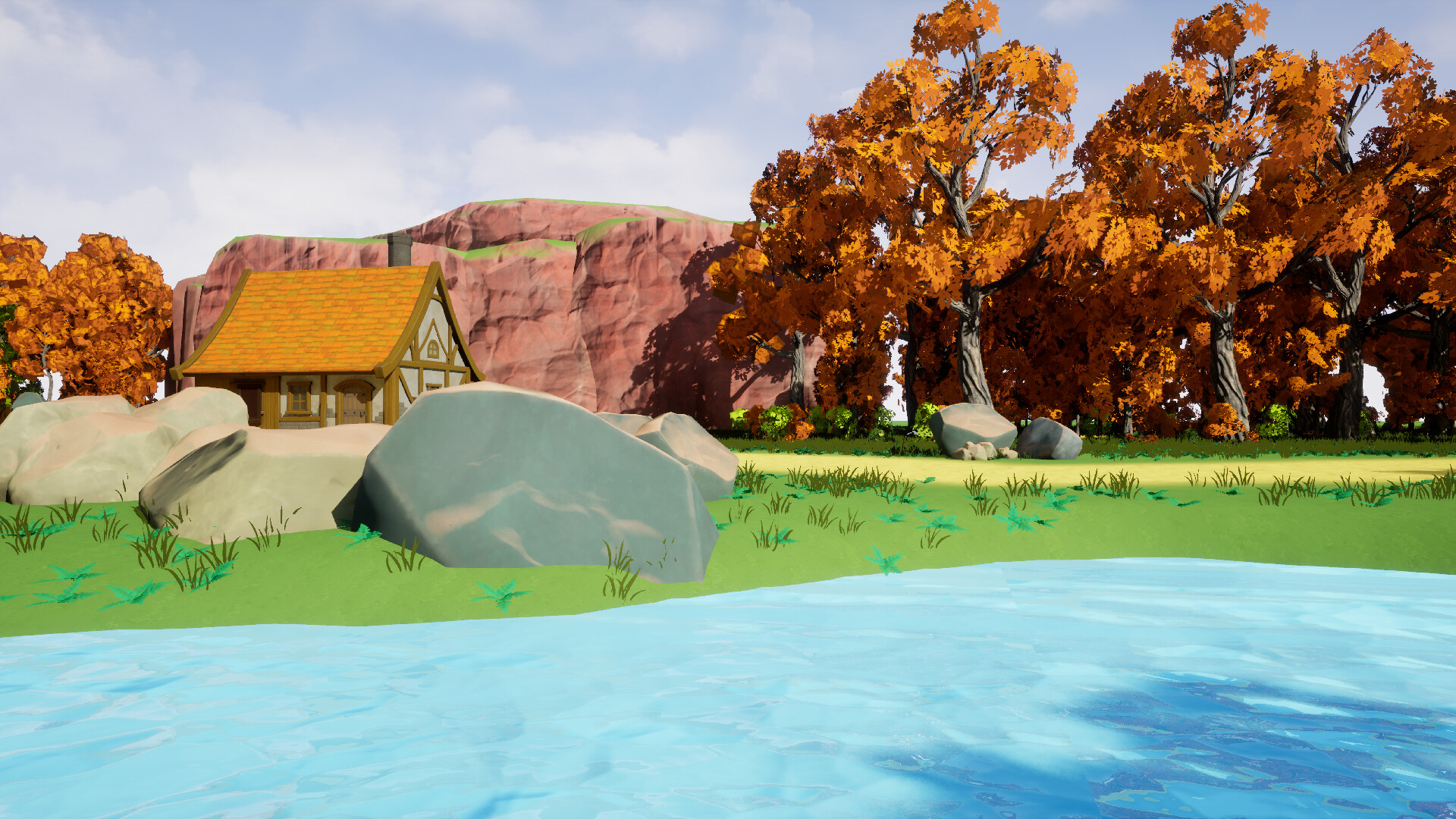 ArtStation - Hand painted style level