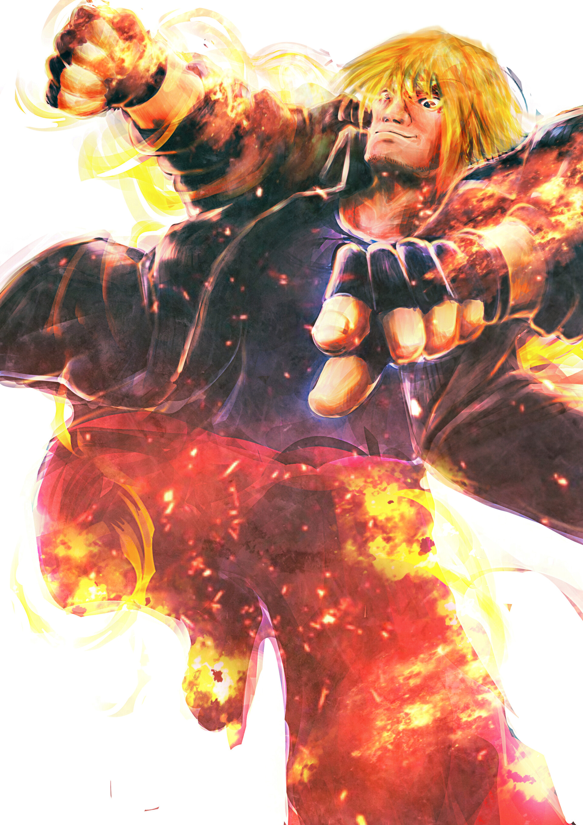 ArtStation - Street Fighter Ken Masters ケン ・ マスターズ