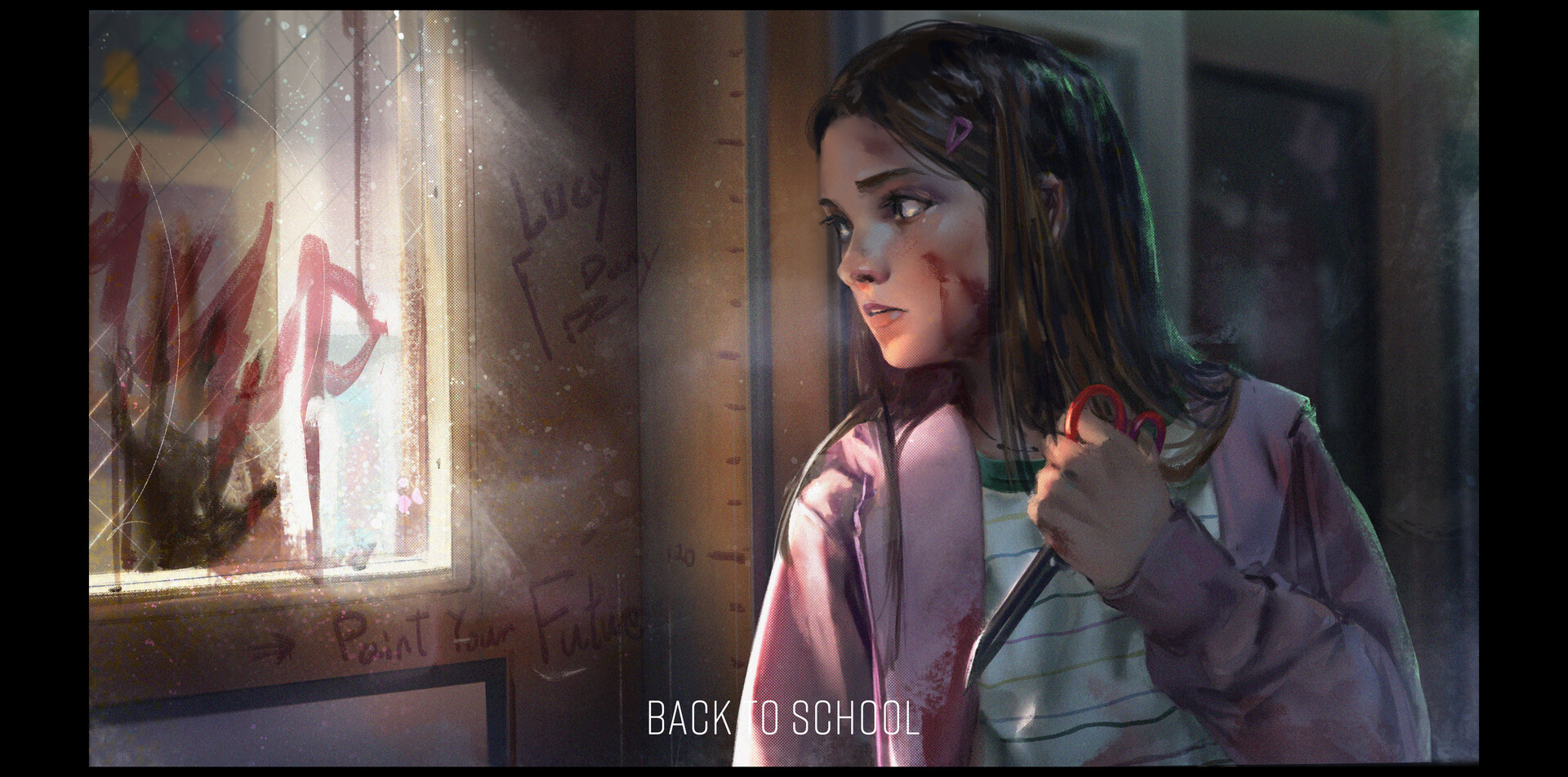 ArtStation - Reference Cinematic painting - BACK TO SCHOOL