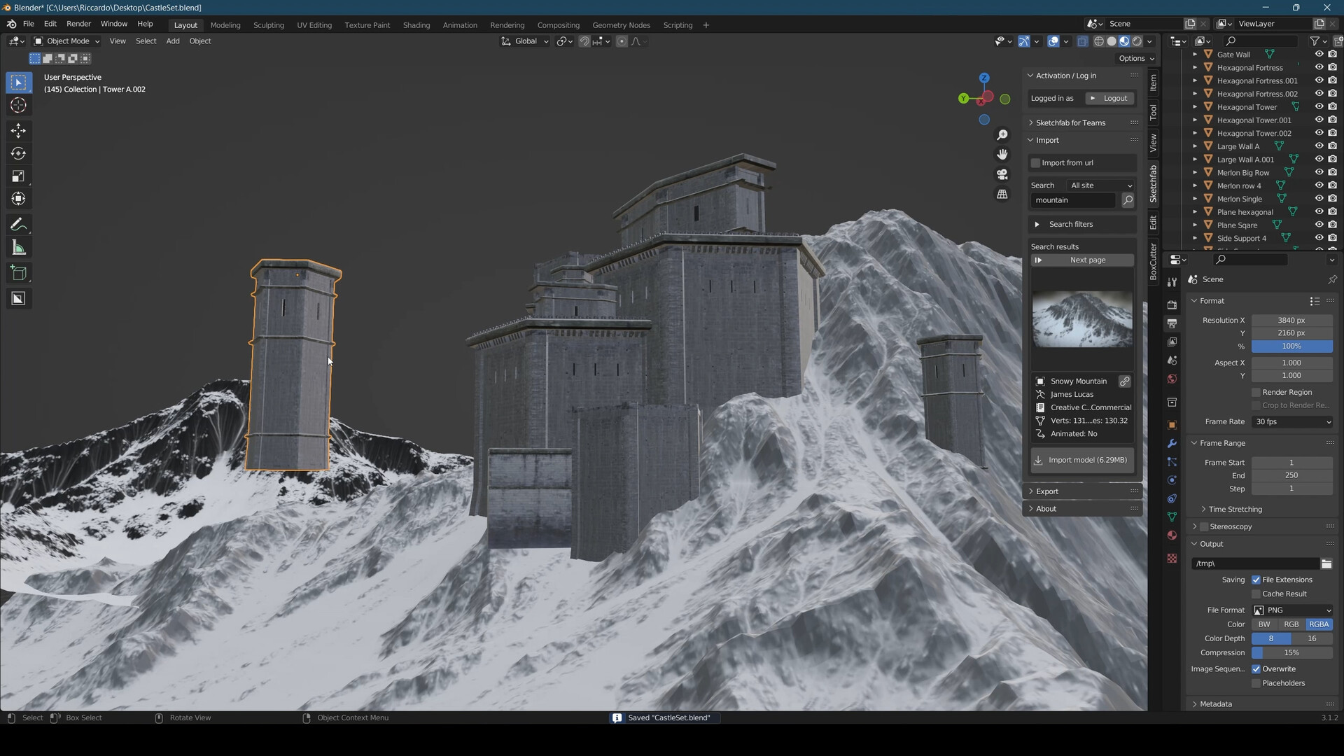 Wingfox workshop - Creating Fantasy Environments in Blender & Photoshop