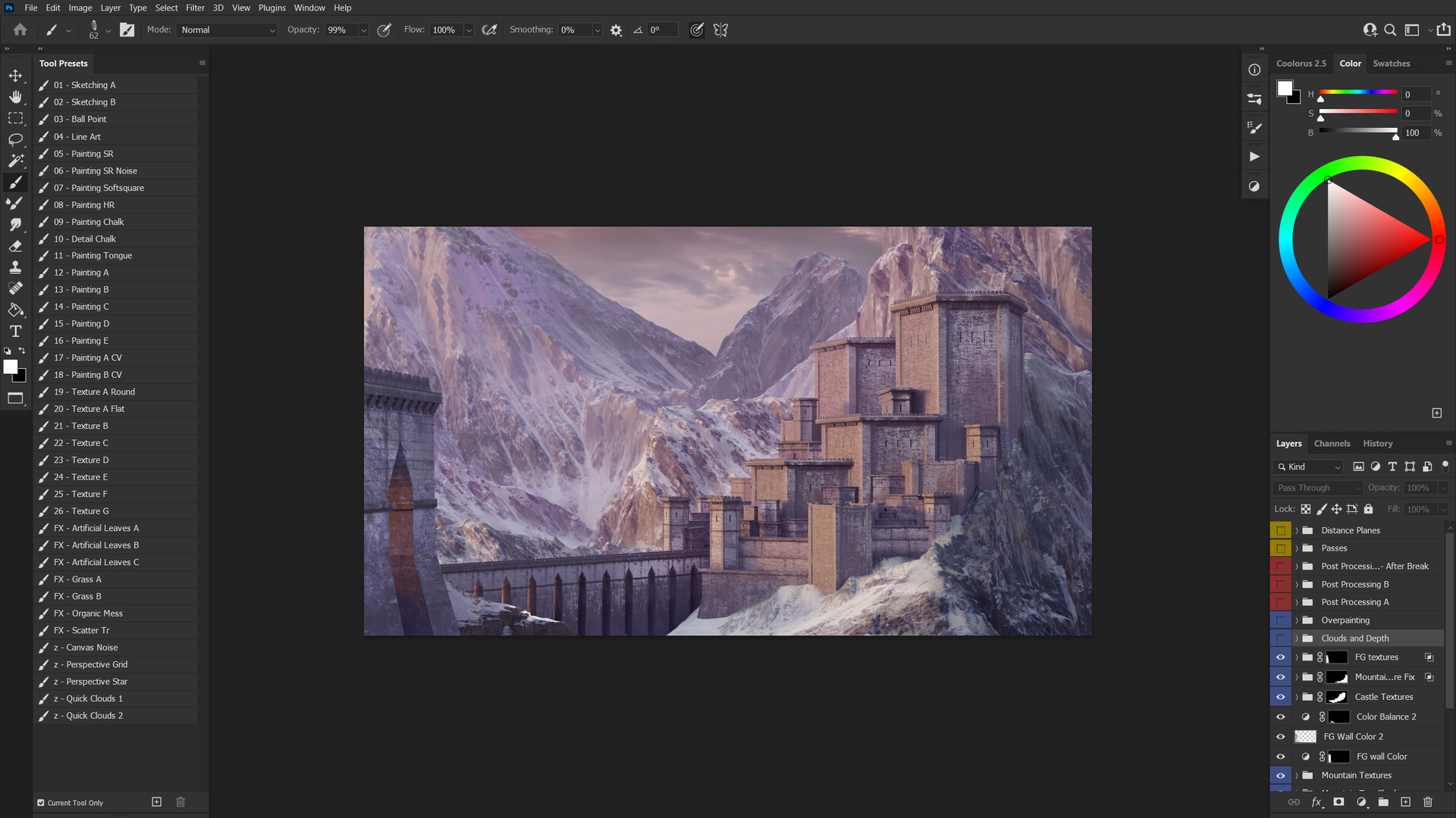 Wingfox workshop - Creating Fantasy Environments in Blender & Photoshop