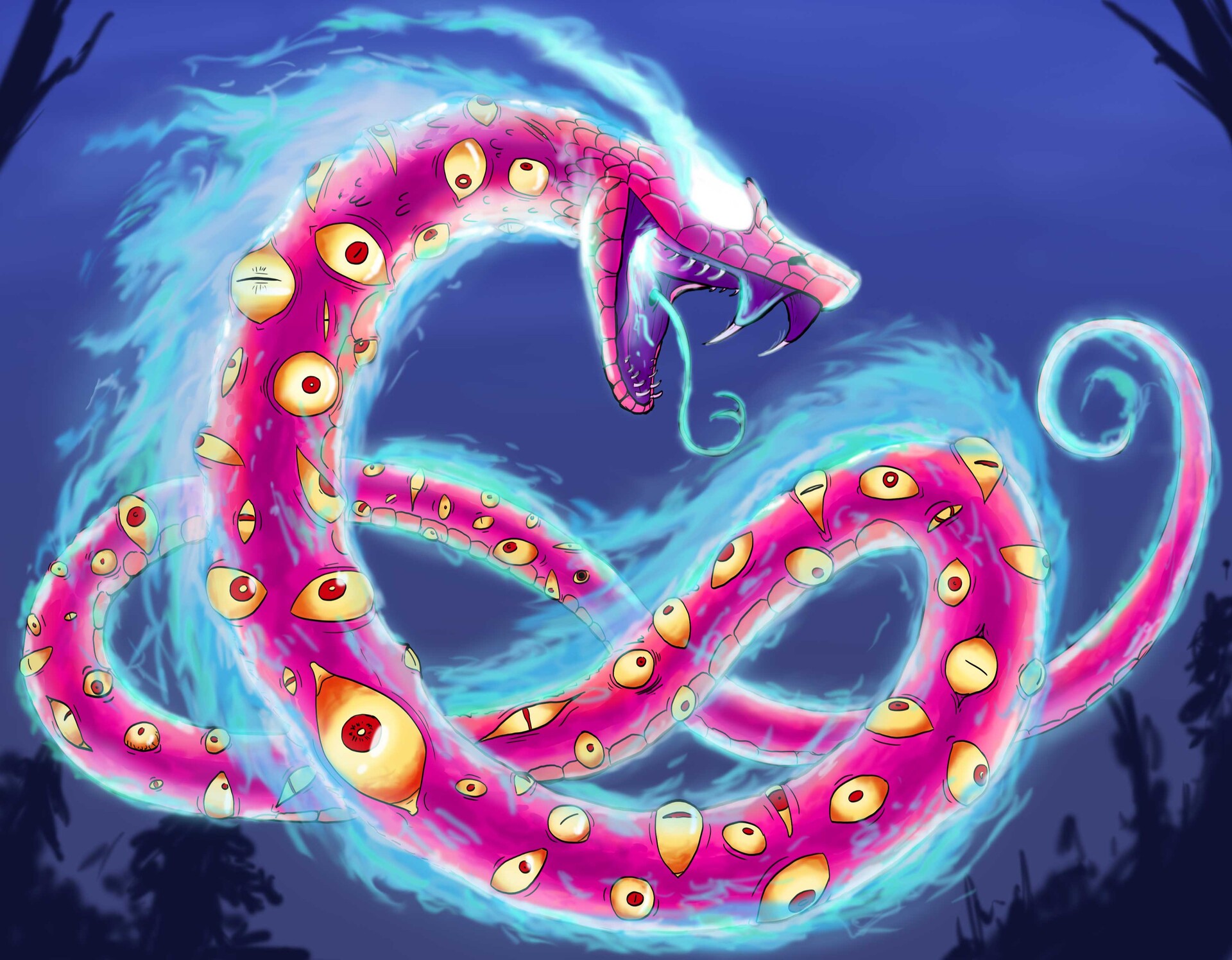 ArtStation - Brazilian Folklore Creatures (Card Game Art)