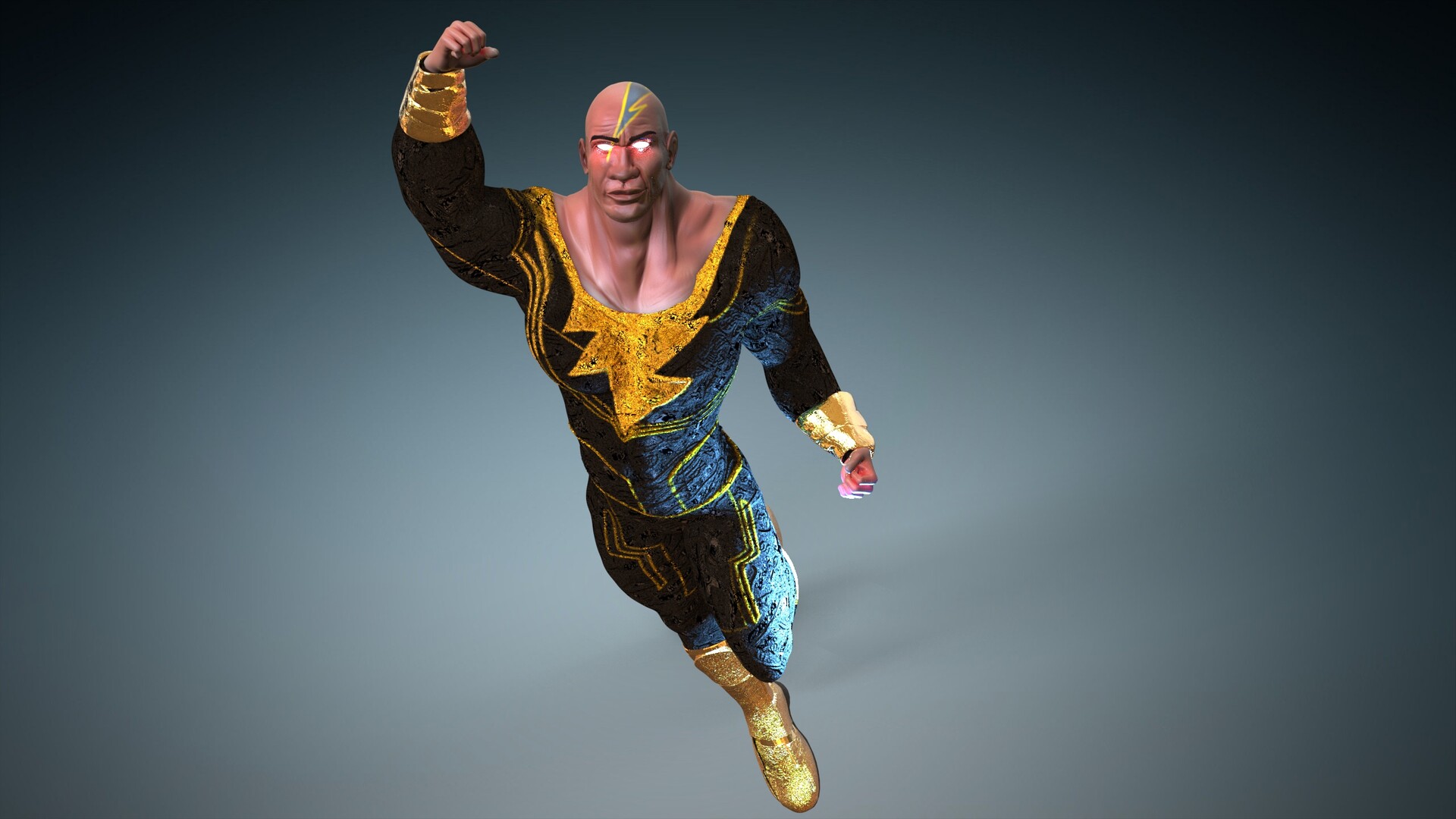 ArtStation - Black Adam.. my way