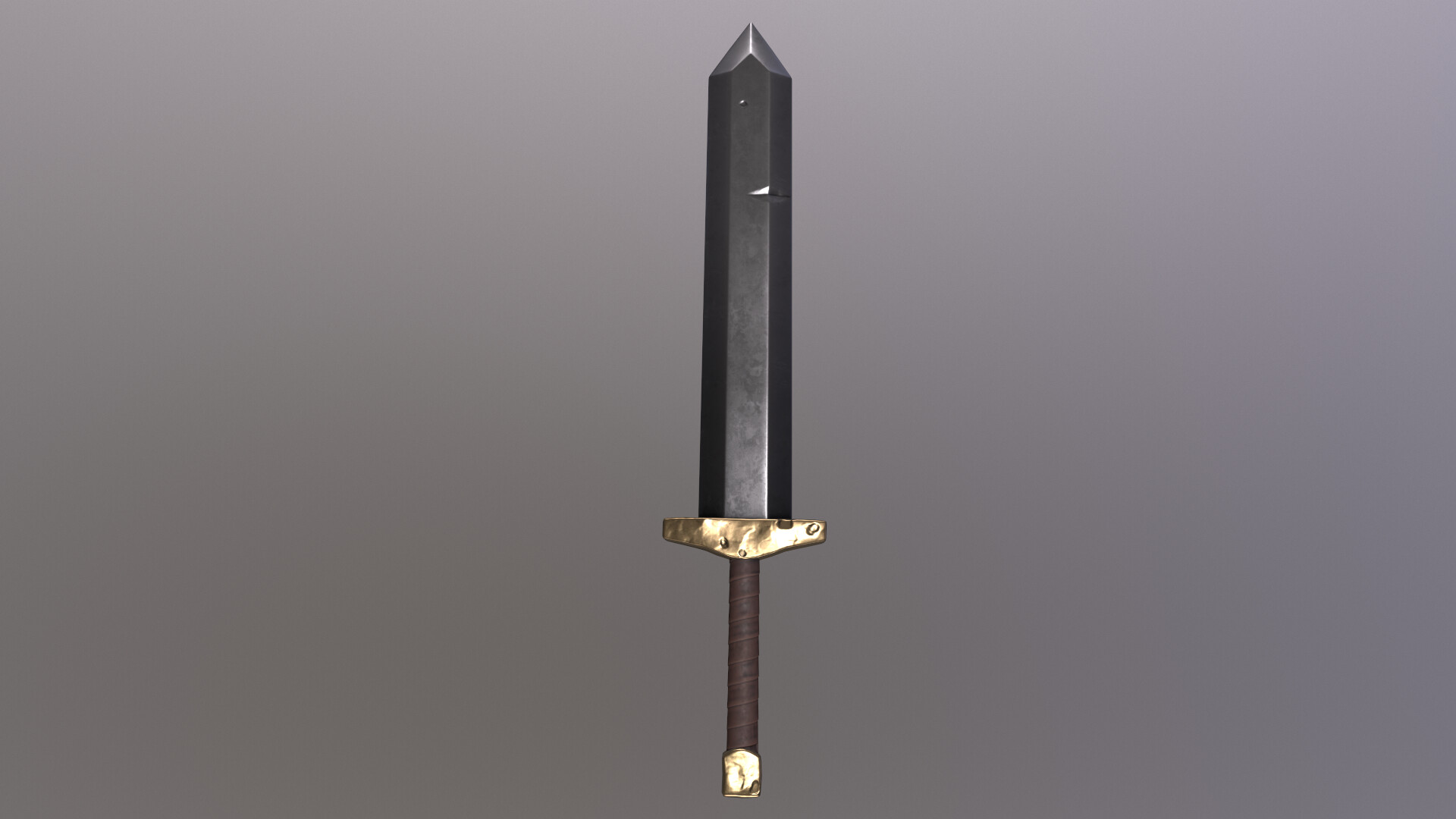 ArtStation - Damaged Broad Sword