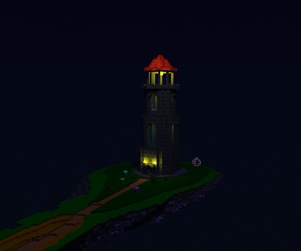 ArtStation - Voxel tower