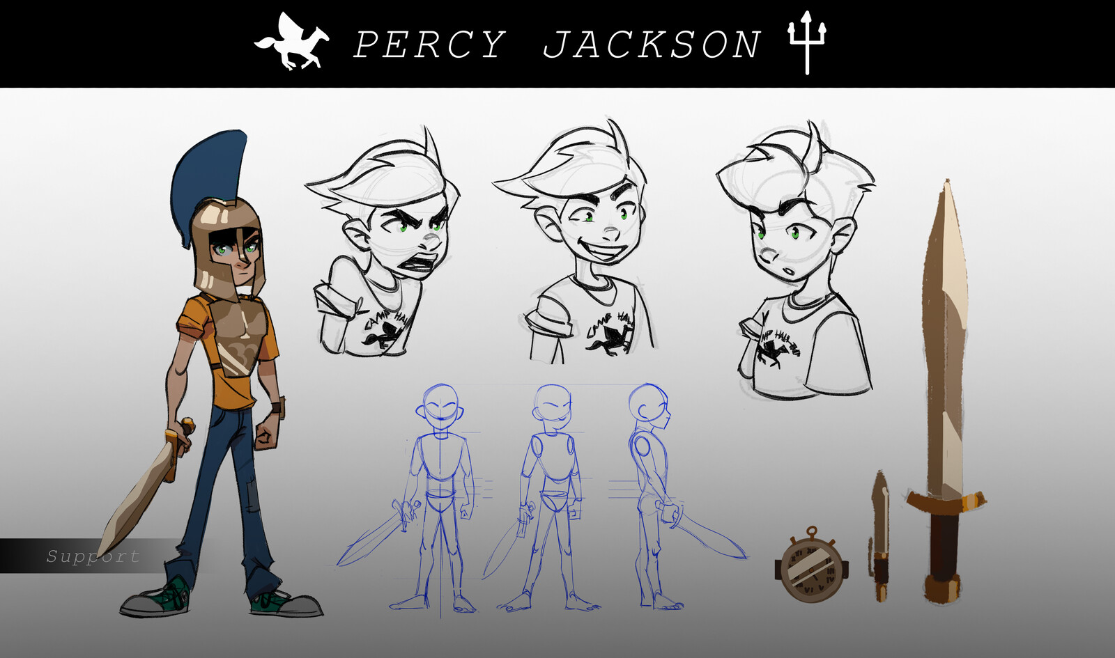 Daniel Giles - Percy Jackson Character Design