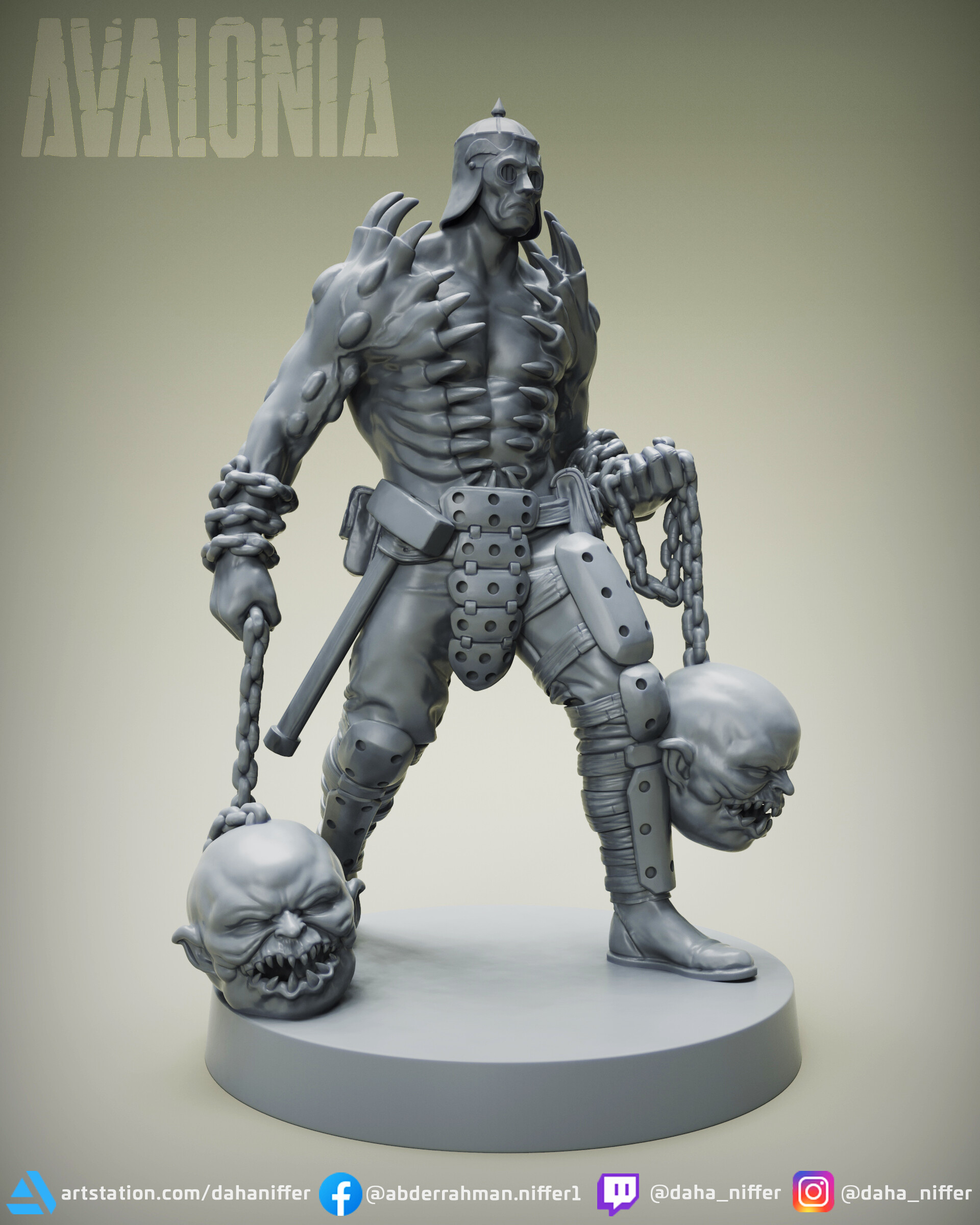 ArtStation - Mutant Strong Warrior