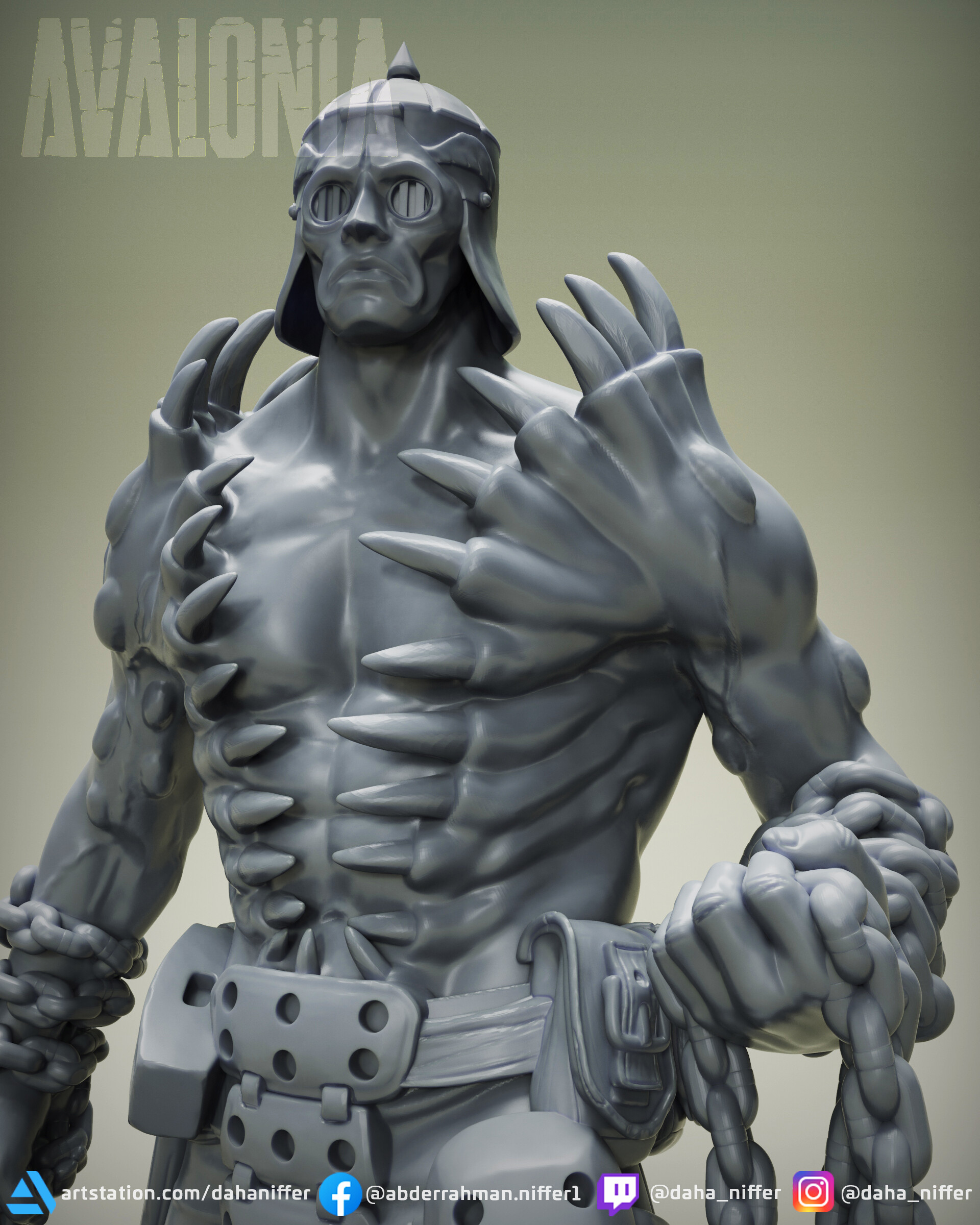 ArtStation - Mutant Strong Warrior