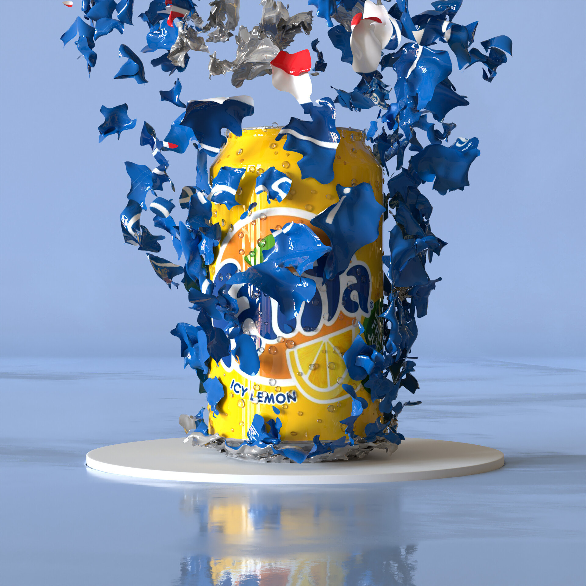 Mathéo Milo - 3 Creative Ways to Dissolve Cans - 3D animation