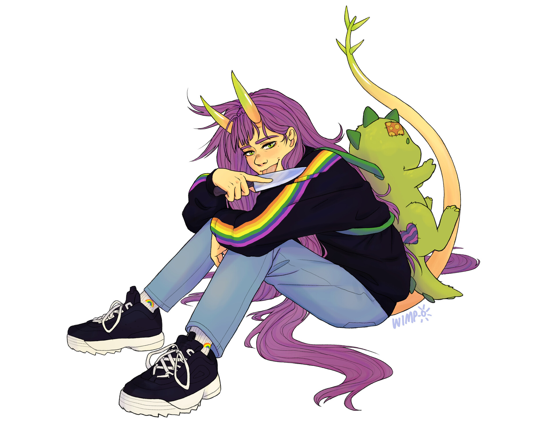 ArtStation - Colorful Demon