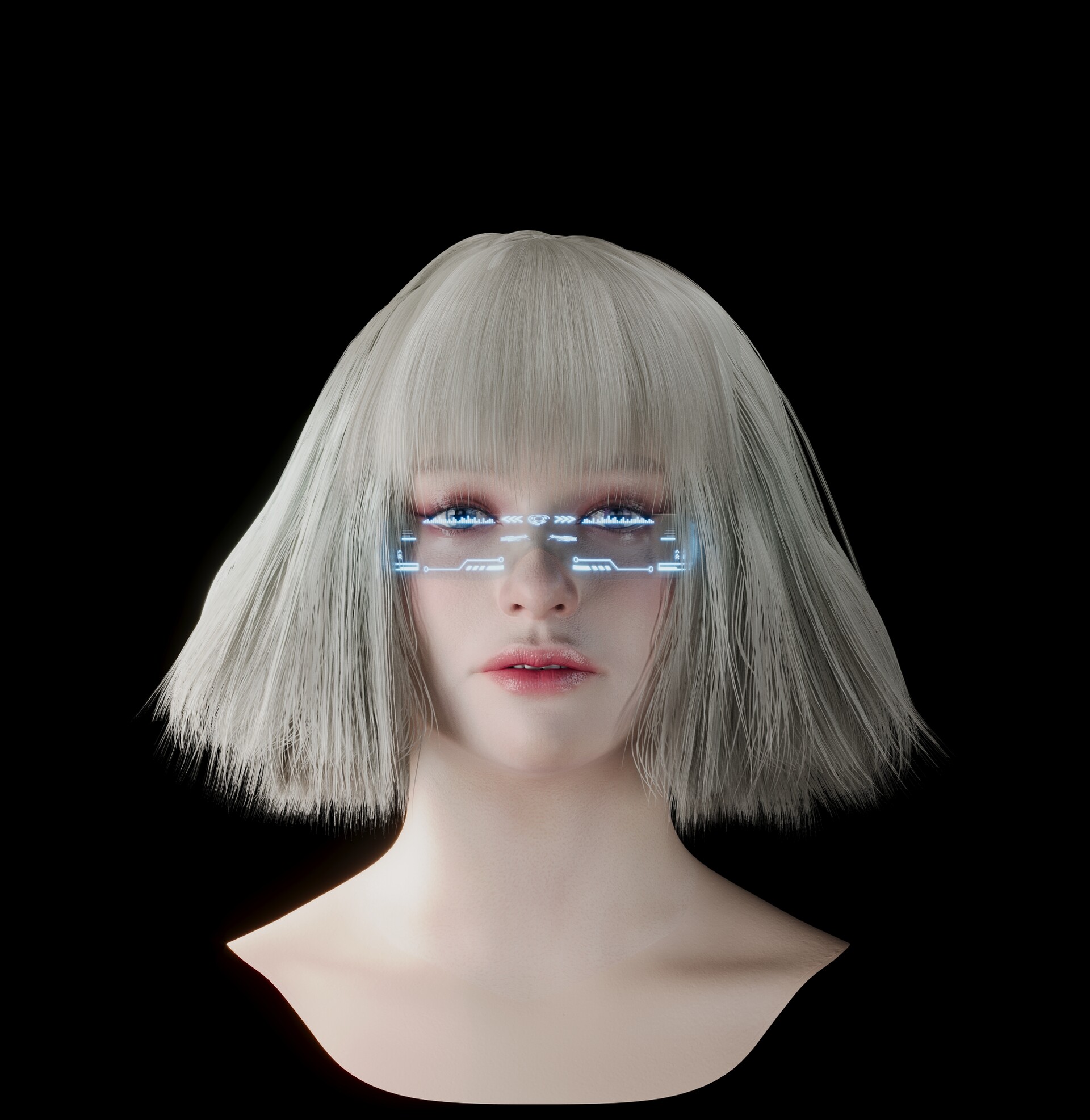 ArtStation - Cyberpunk Girl