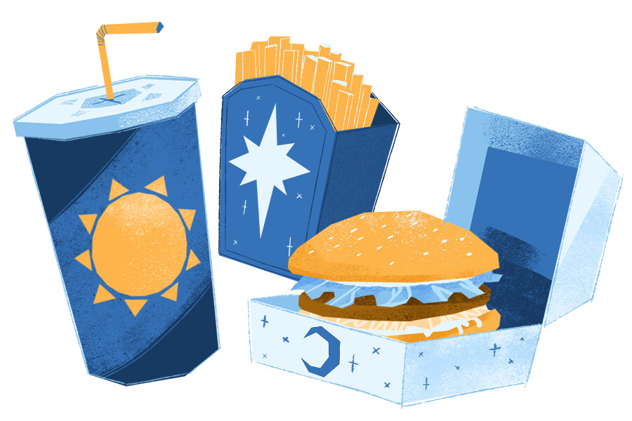 Jamie Hensley-Davies - Hubble Infographic - Enviro + Character illustration