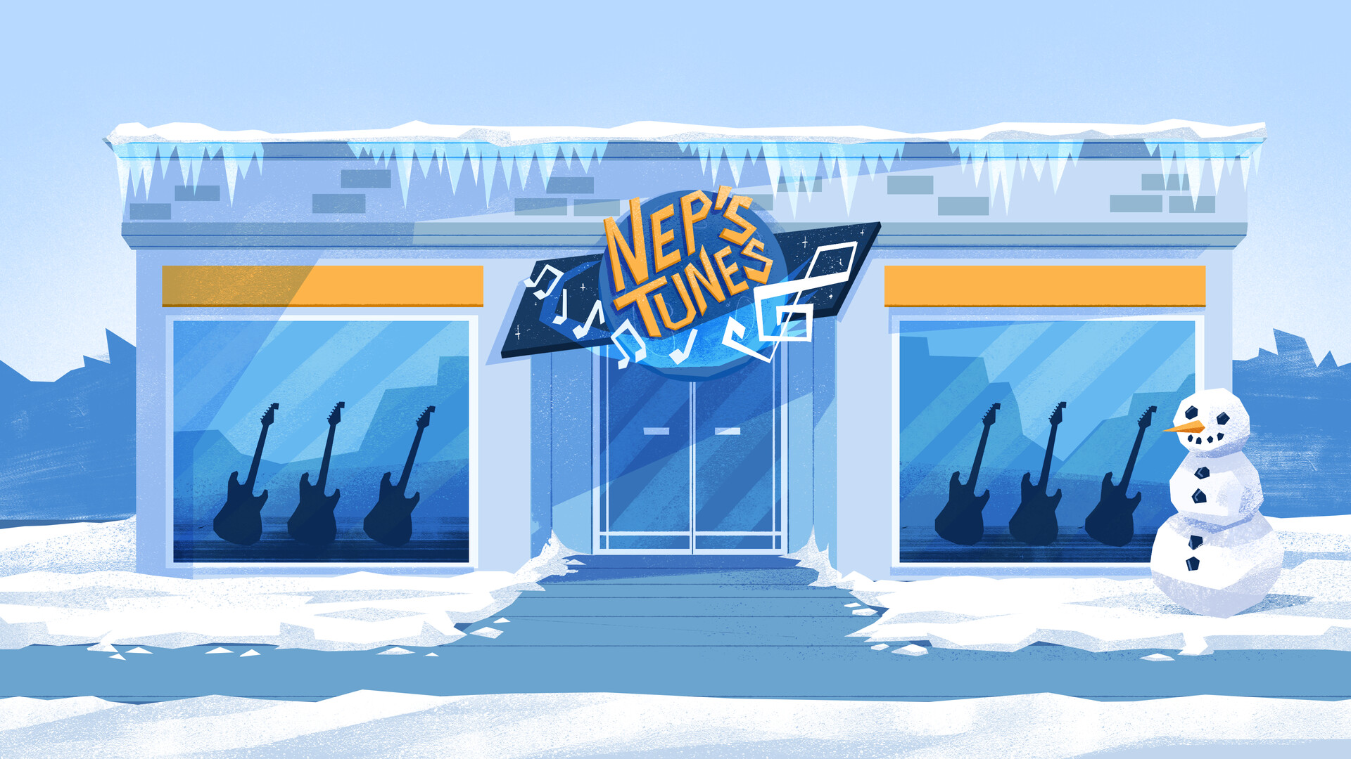 Jamie Hensley-Davies - Hubble Infographic - Enviro + Character illustration