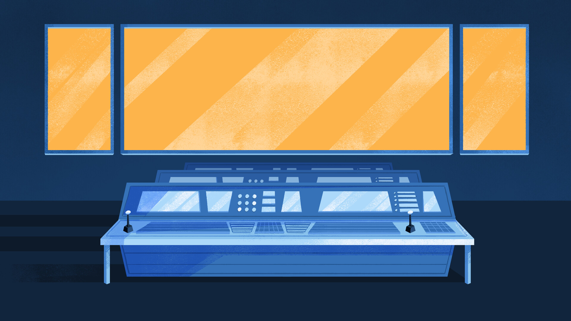 Jamie Hensley-Davies - Hubble Infographic - Enviro + Character illustration