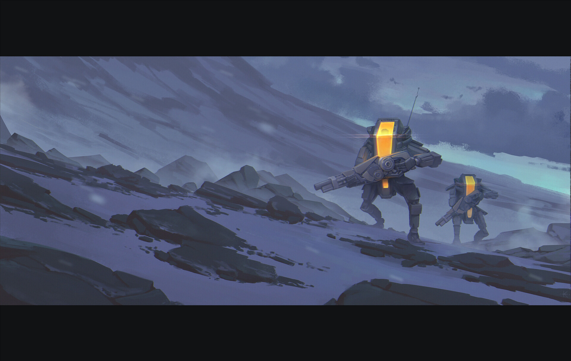 ArtStation - Scout Mechs