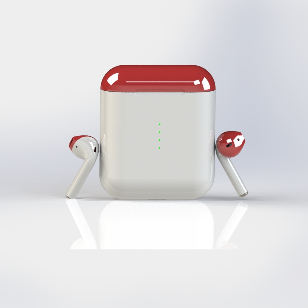 ArtStation - 3D modling with solidworks : Airpods And wireless charging ...