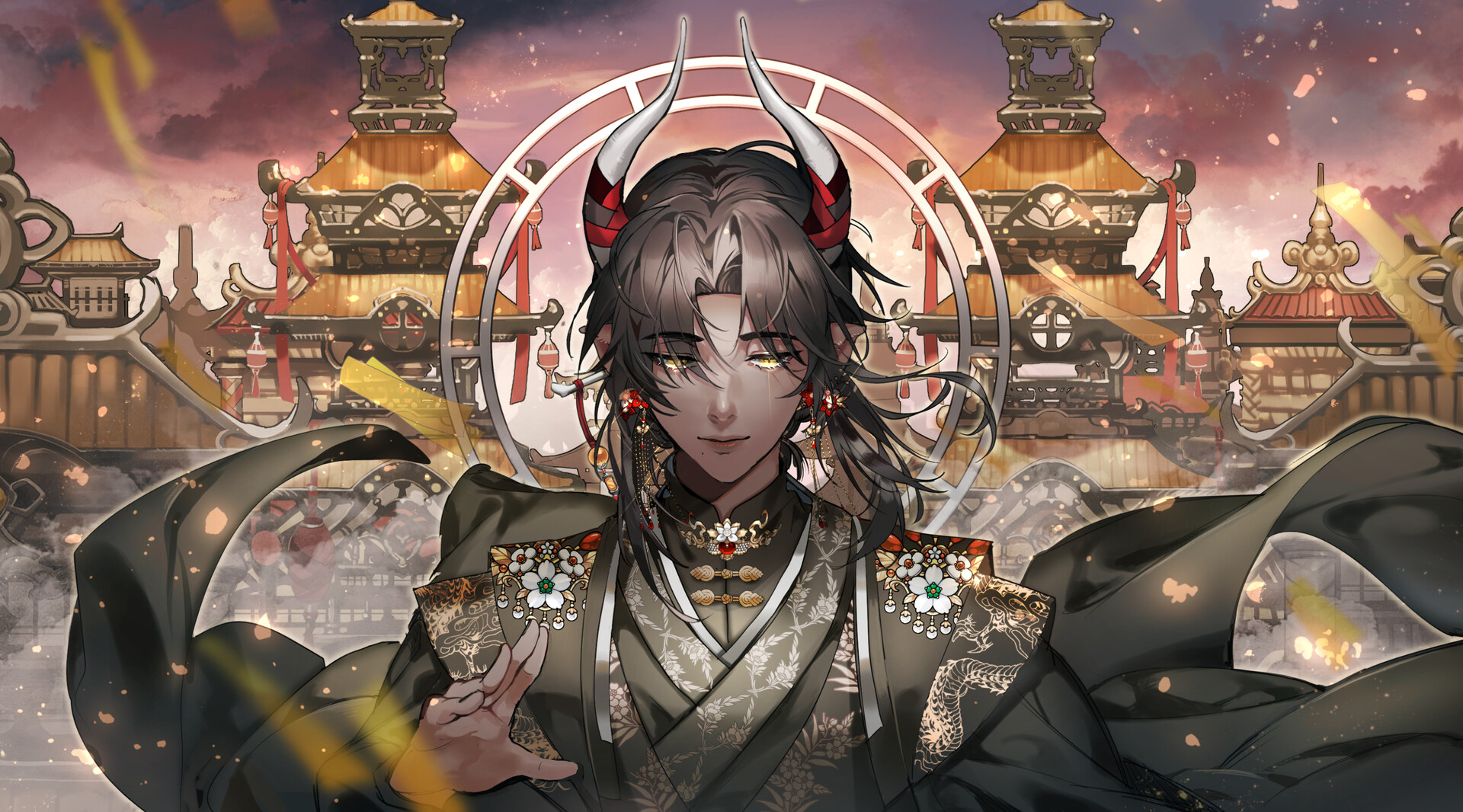 ArtStation - God of sunset glow