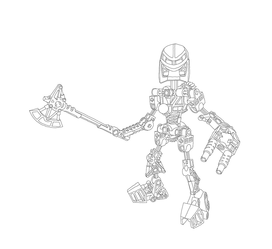 bionicle coloring