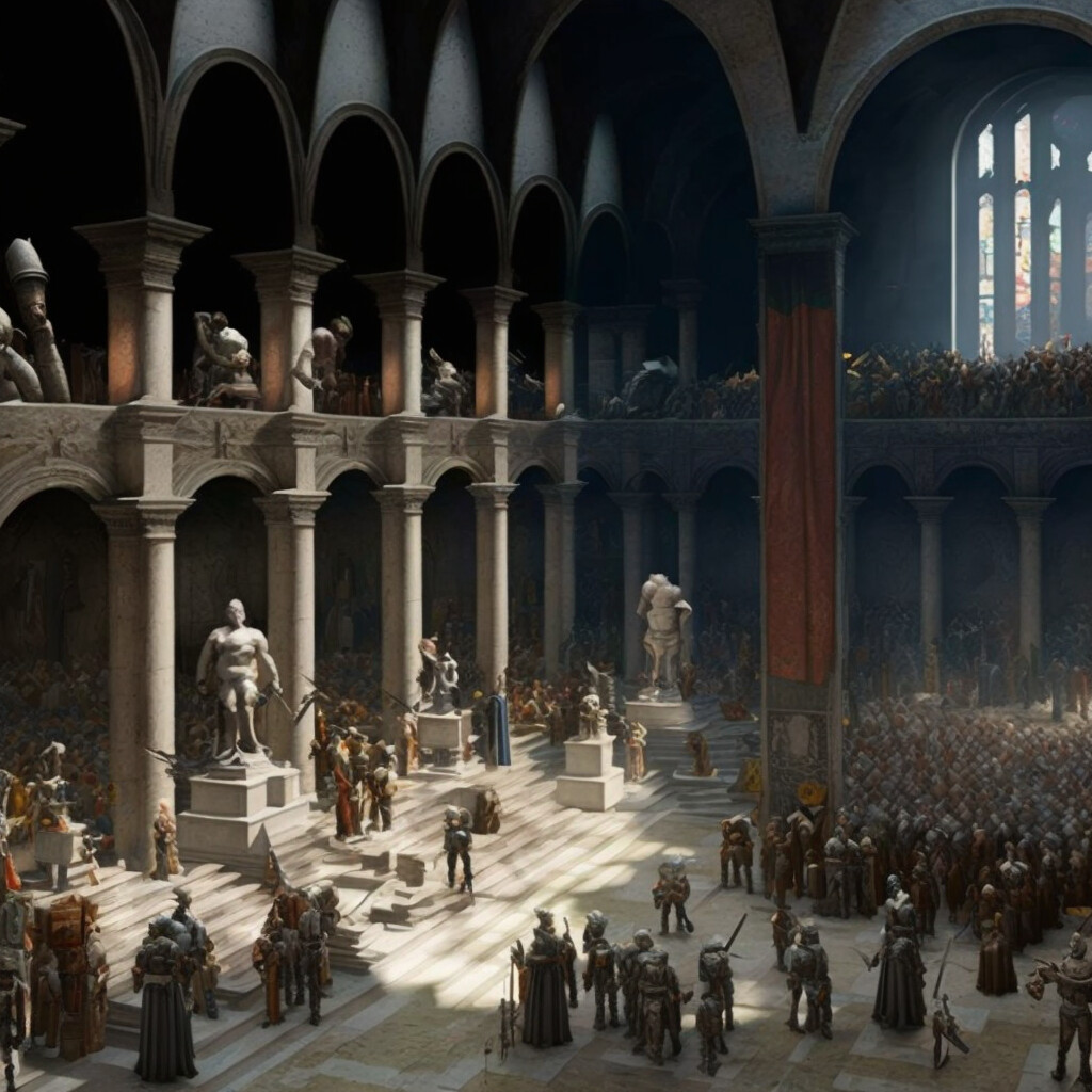 ArtStation - Hall of Heroes