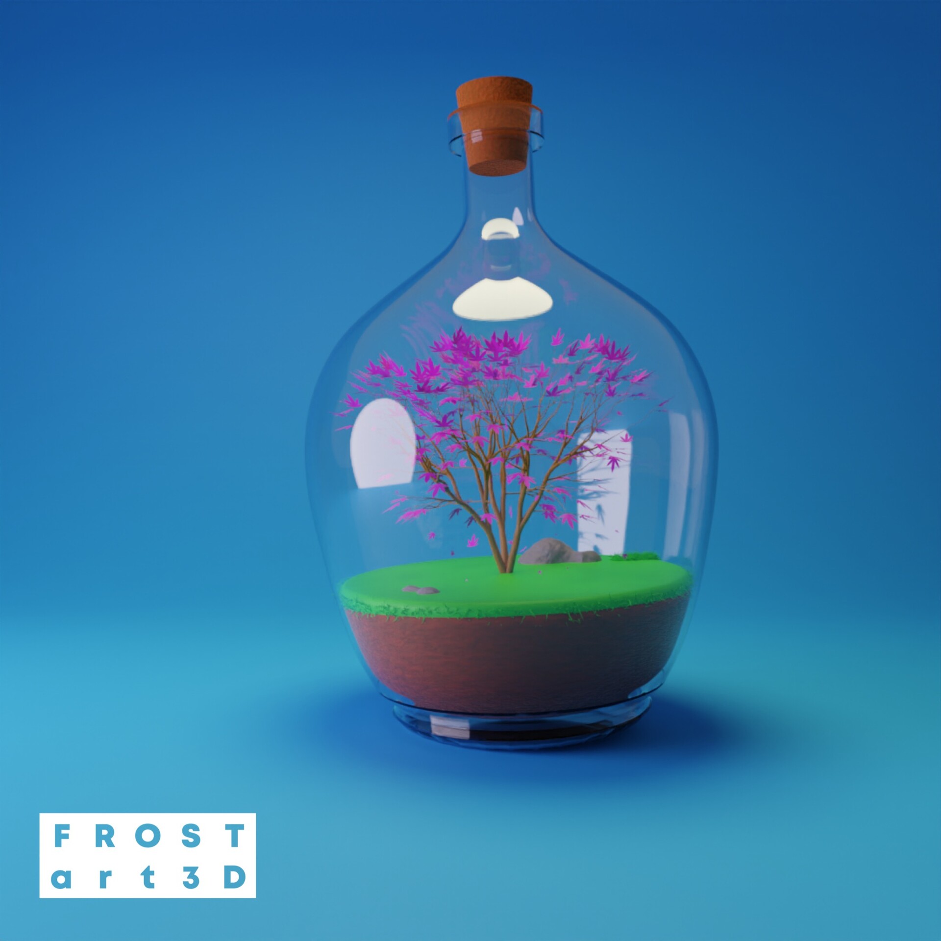ArtStation - Life in bottle