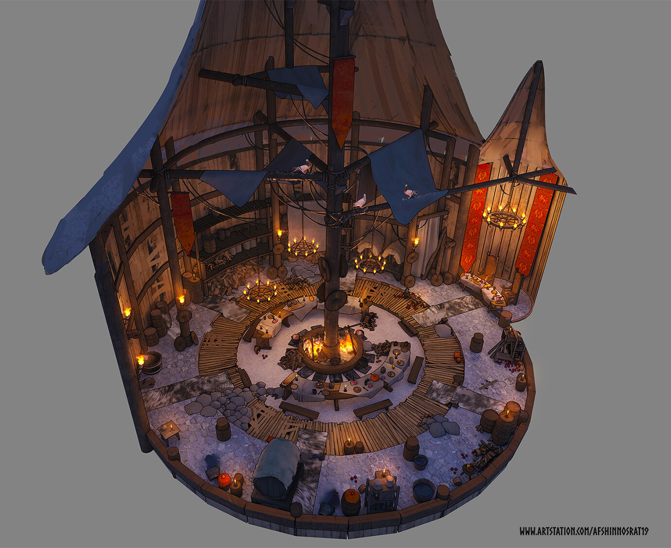 ArtStation - Throne Room (Interior Design) v02