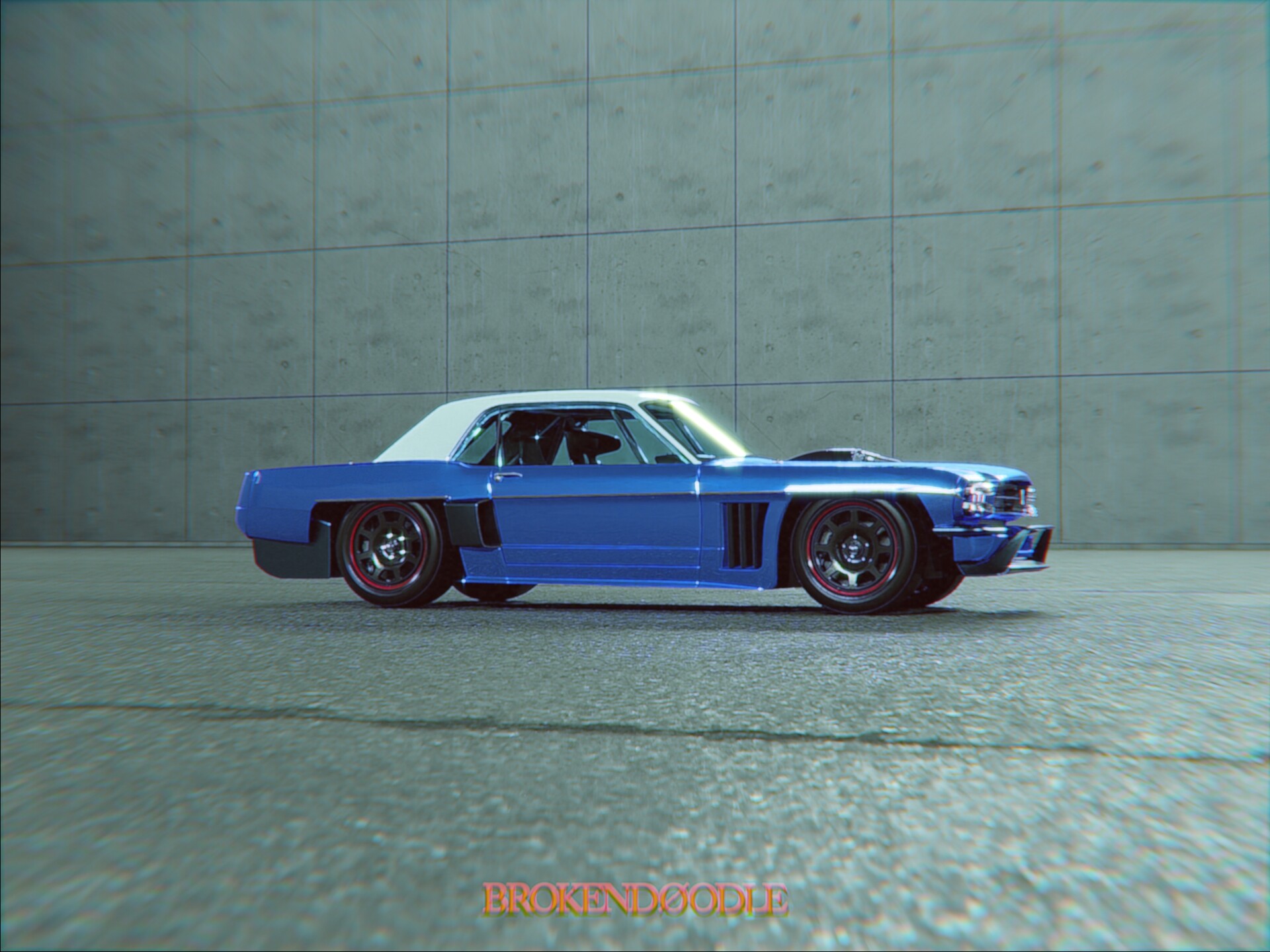 Broken Doodle - SM Ford Mustang