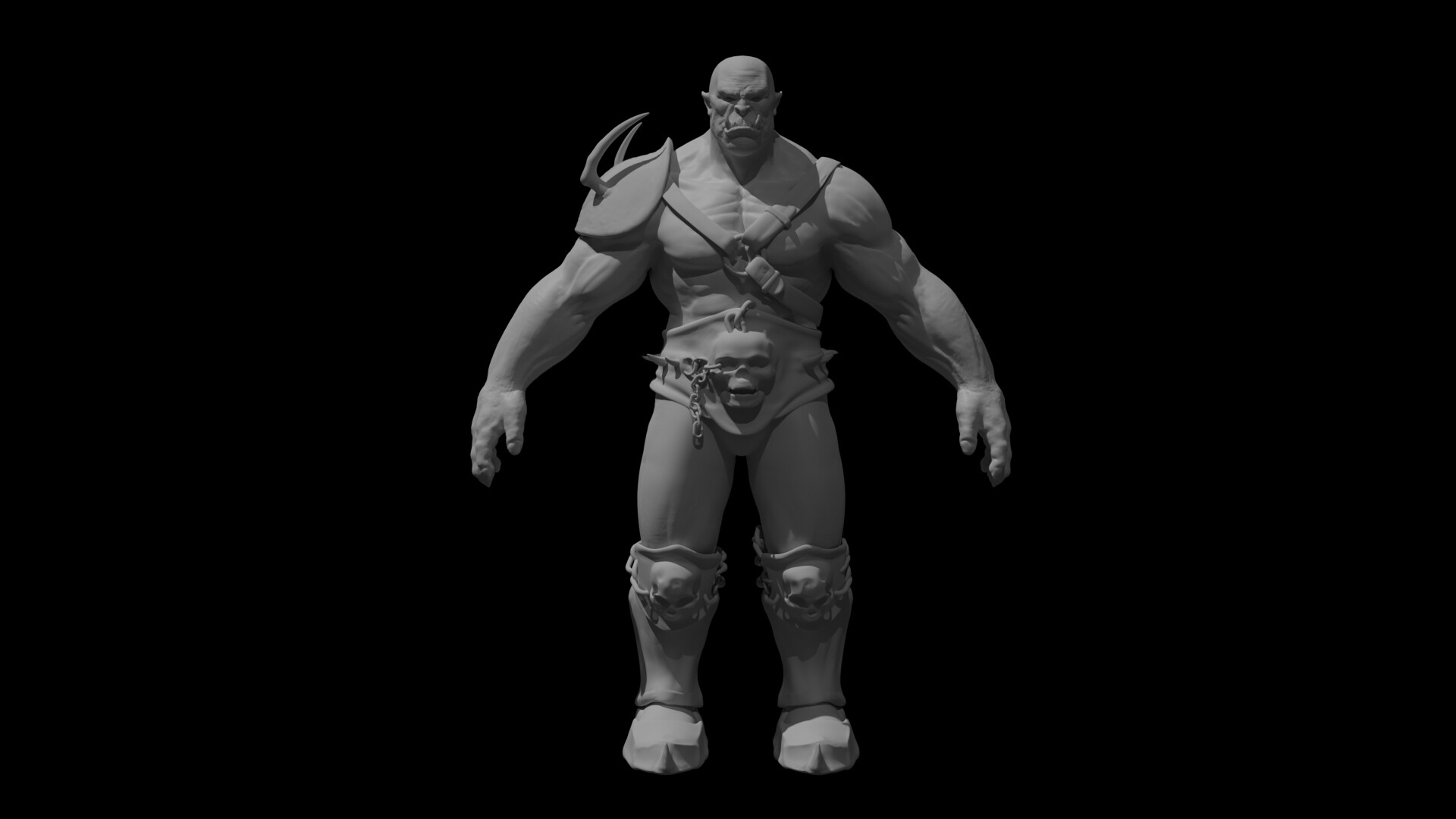 ArtStation - Orc Sculpt