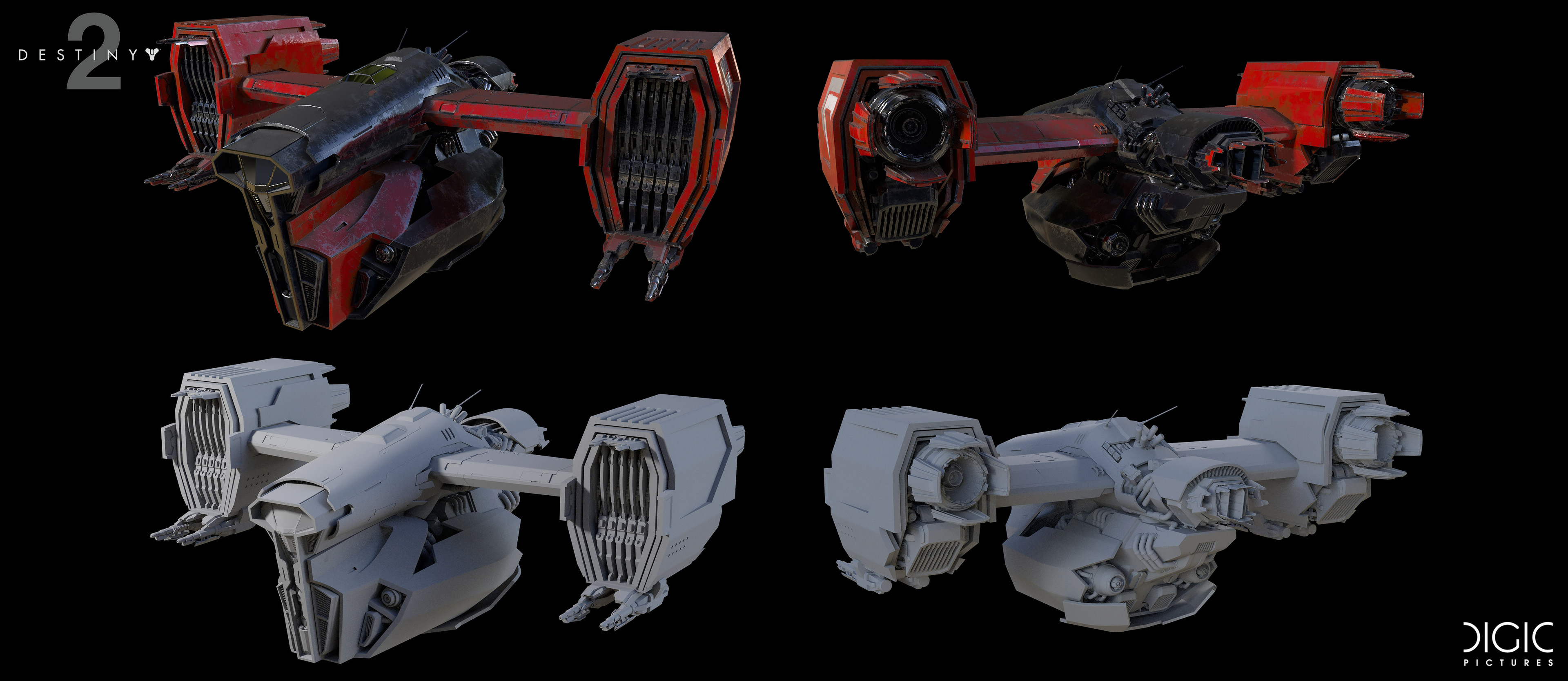 Paul Pislea - Destiny 2 - Kabal Figher Design