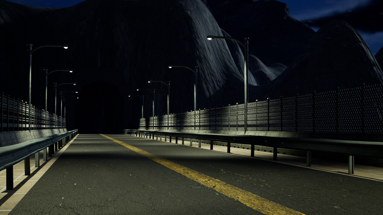 ArtStation - Bridge at Night