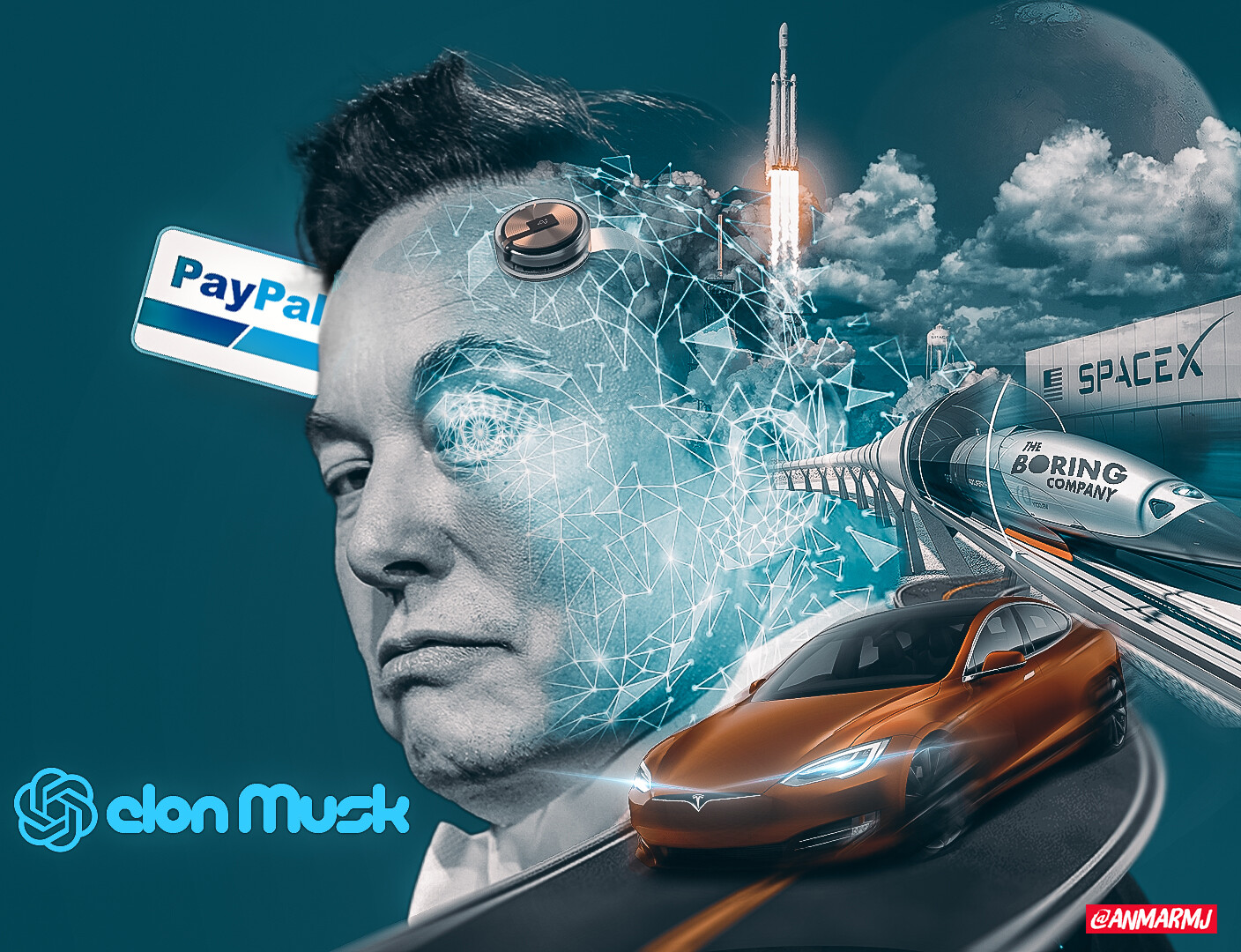 ArtStation - Elon Musk in nutshell