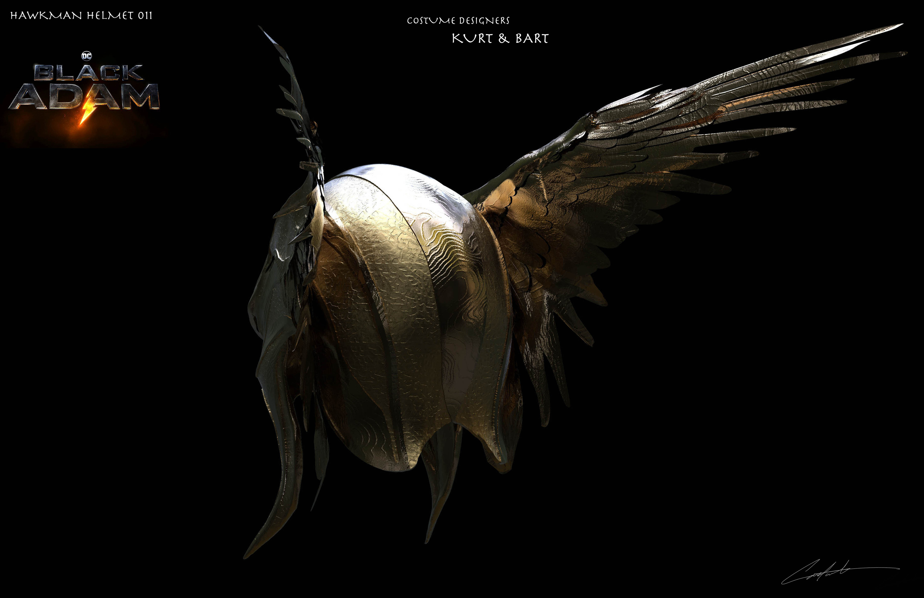 Constantine Sekeris - Black Adam Hawkman helmet