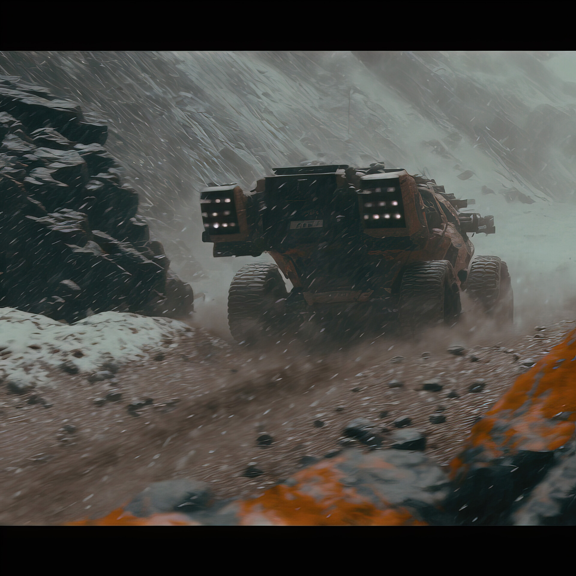 ArtStation - Red Mars - Escape from Valles Marineris