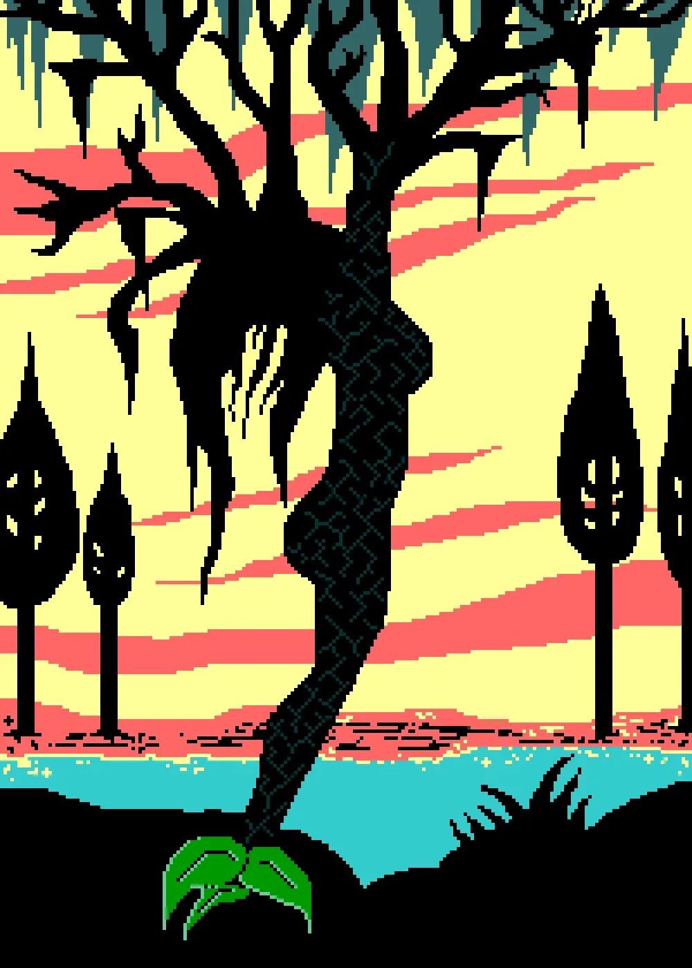 ArtStation - Woman cursed tree