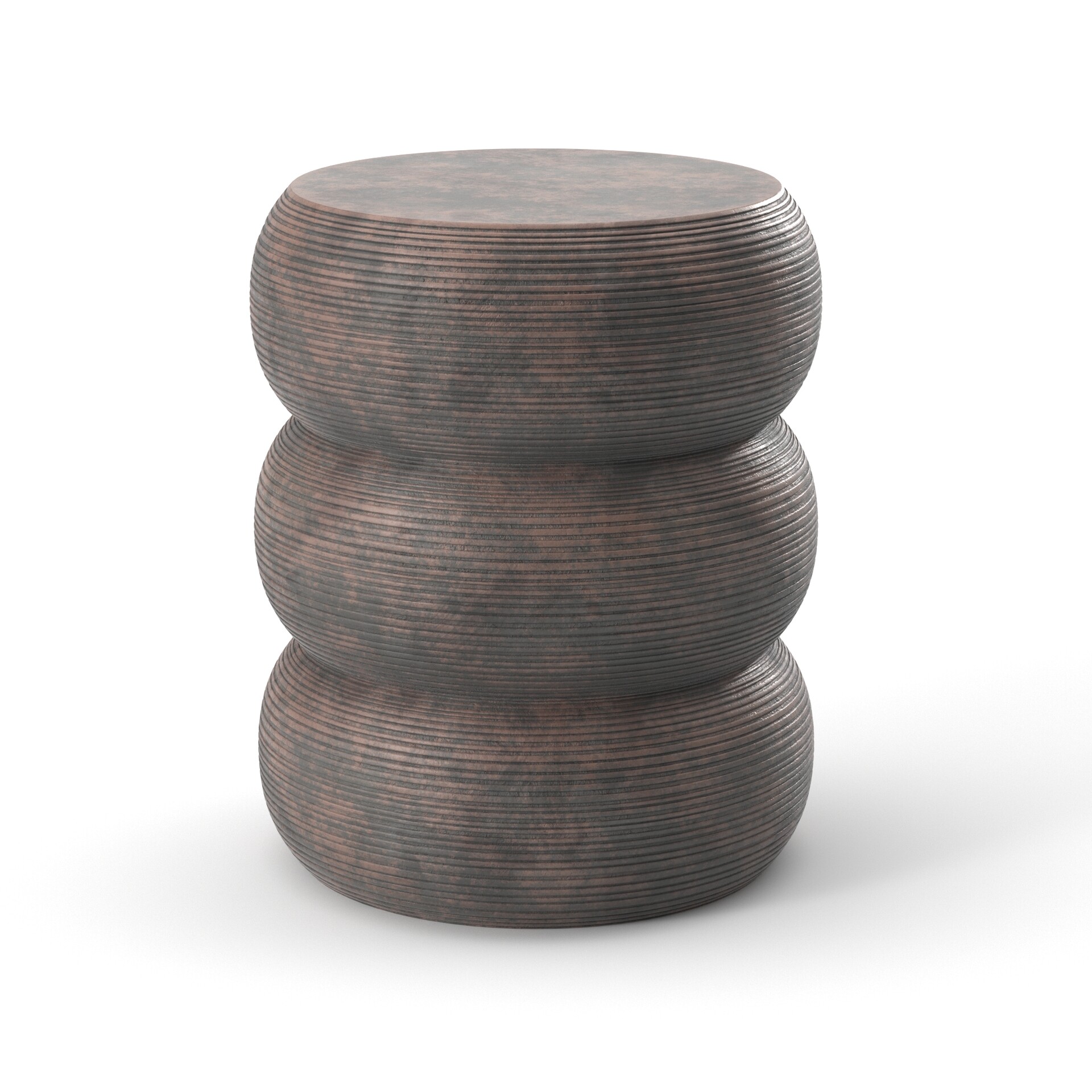ArtStation - Amy-Michelle Solid Wood Tree Stump End Table