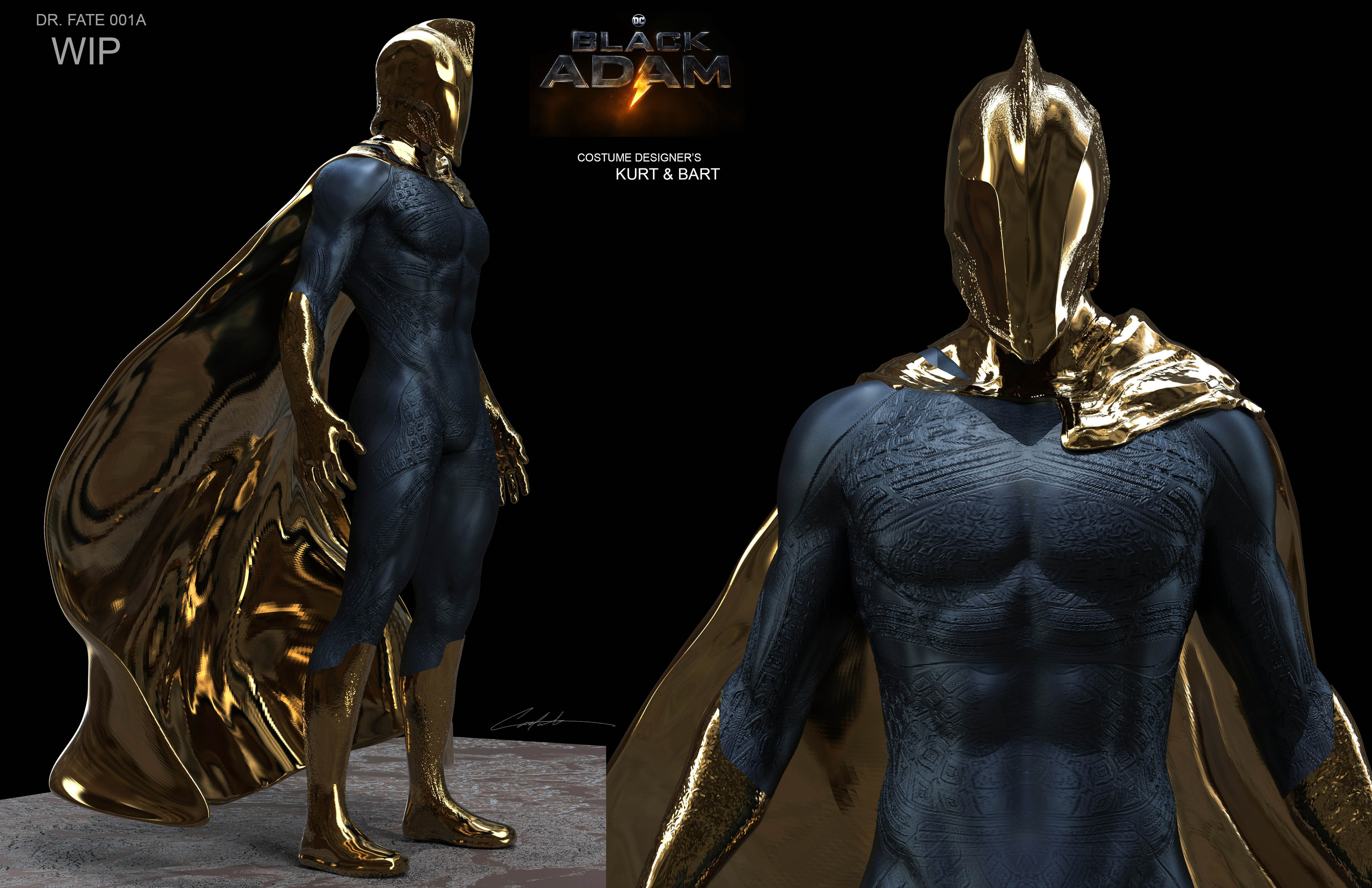 Constantine Sekeris - BLACK ADAM DR FATE UNFINISHED