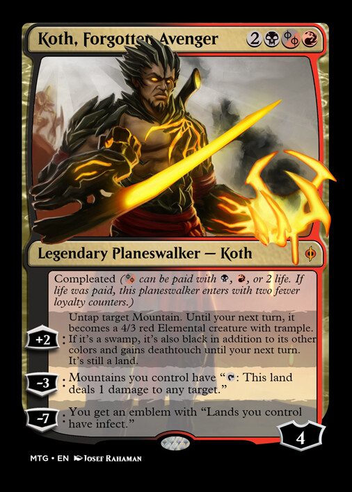 Josef Rahaman - Koth, Forgotten Avenger