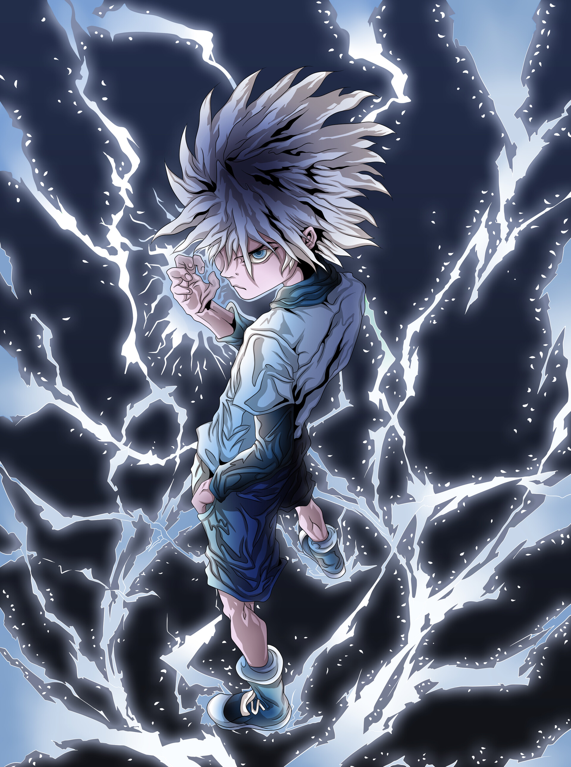 Hunter X Hunter Wallpaper Killua Godspeed