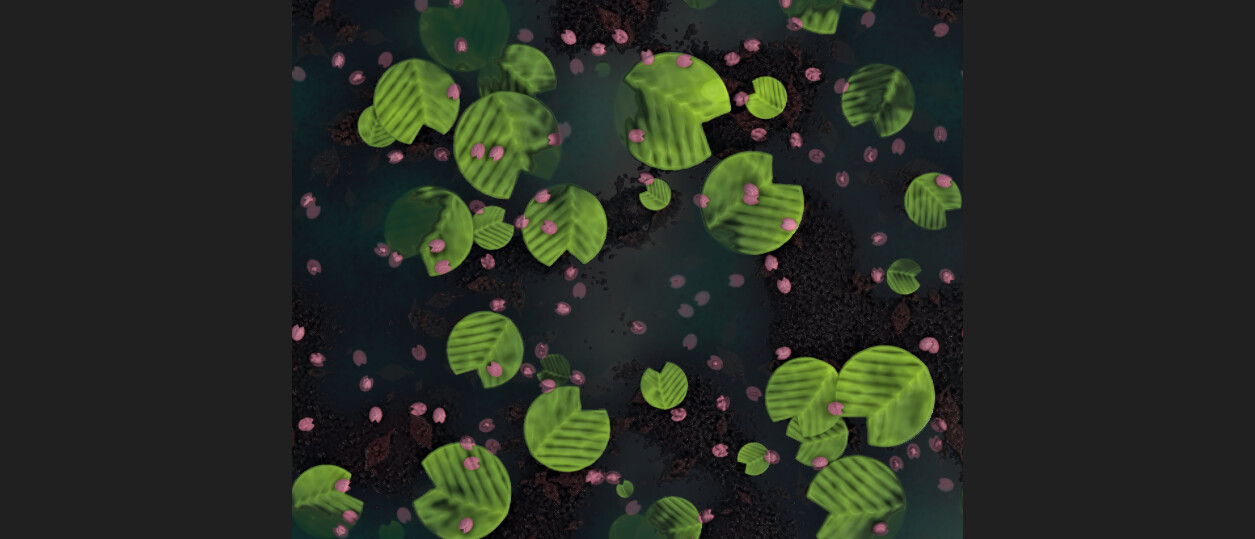 Jesse Bedford - Substance Designer - Muddied Lilypad Pond