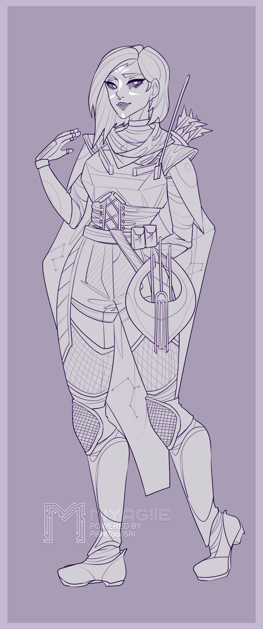 MIYAGIIE - Destiny 2 Hunter OC Design