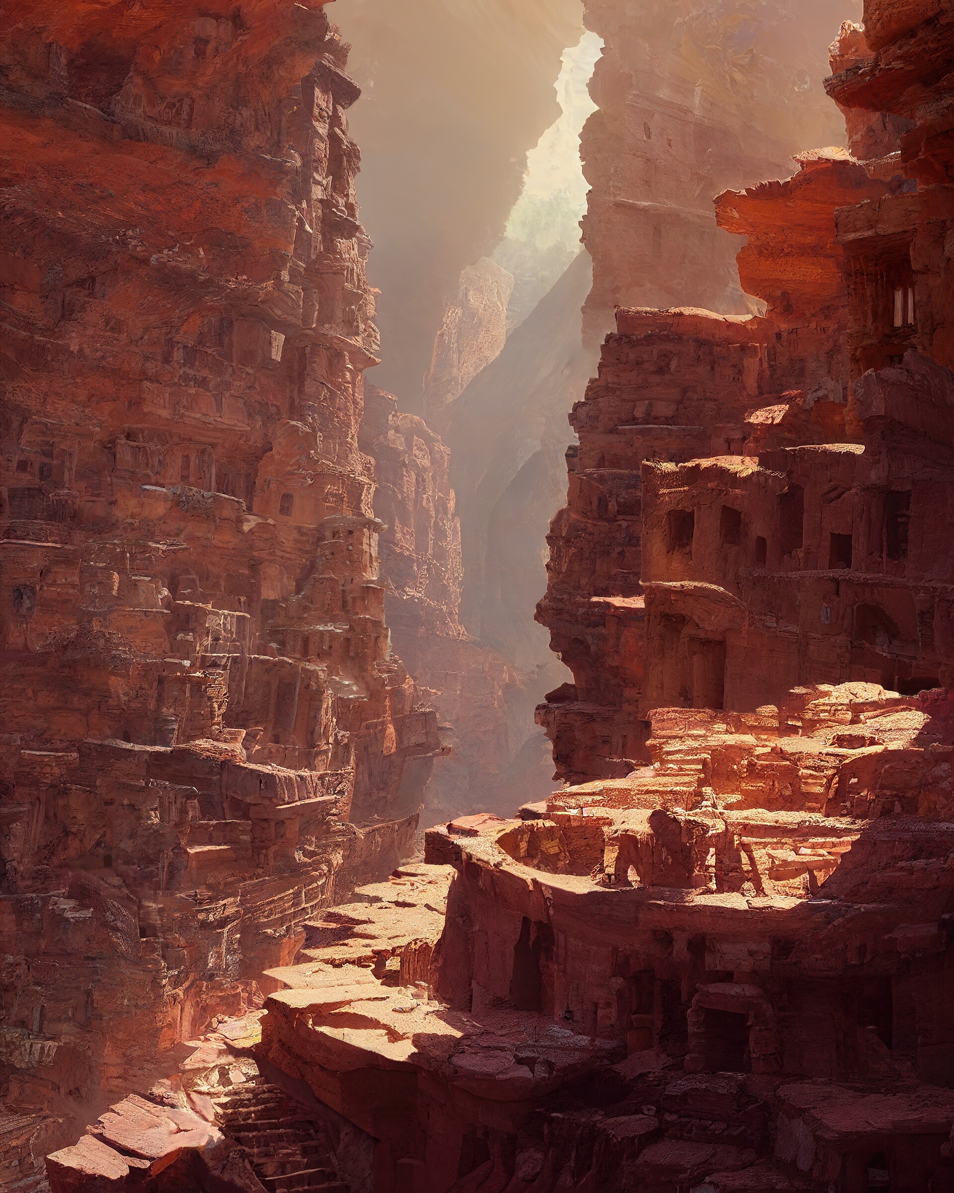 ArtStation - Canyon Settlement