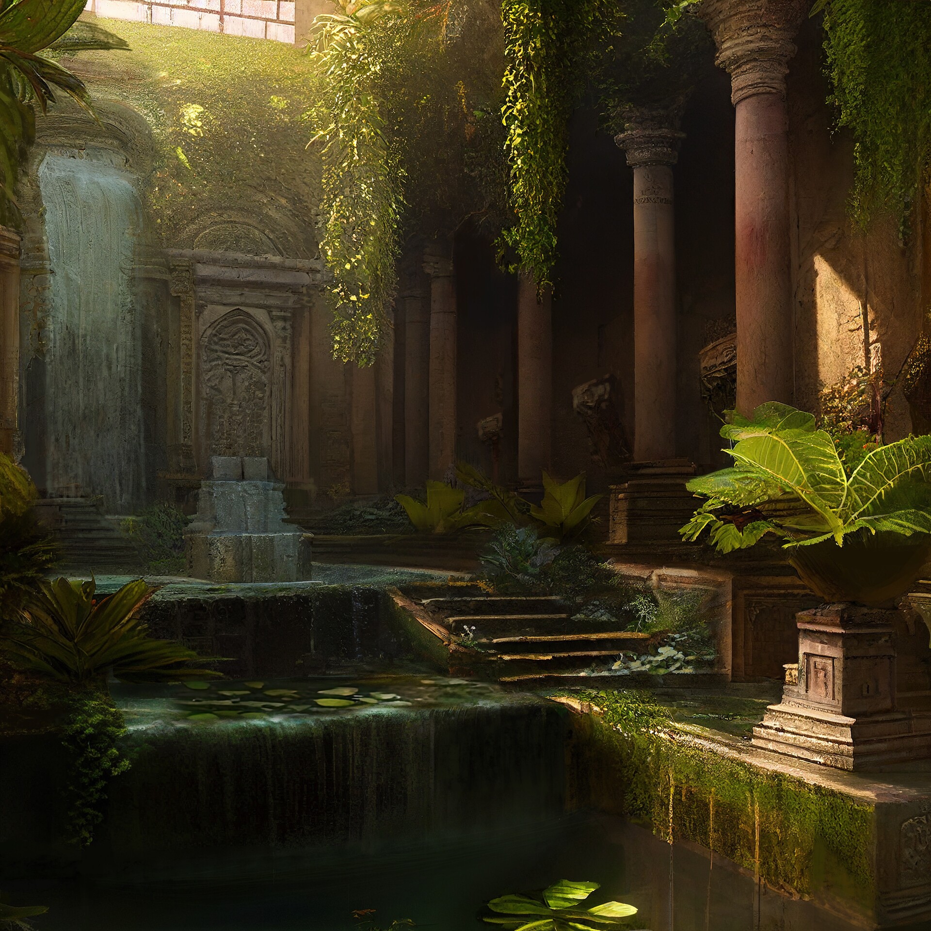 ArtStation - Lost Fountain